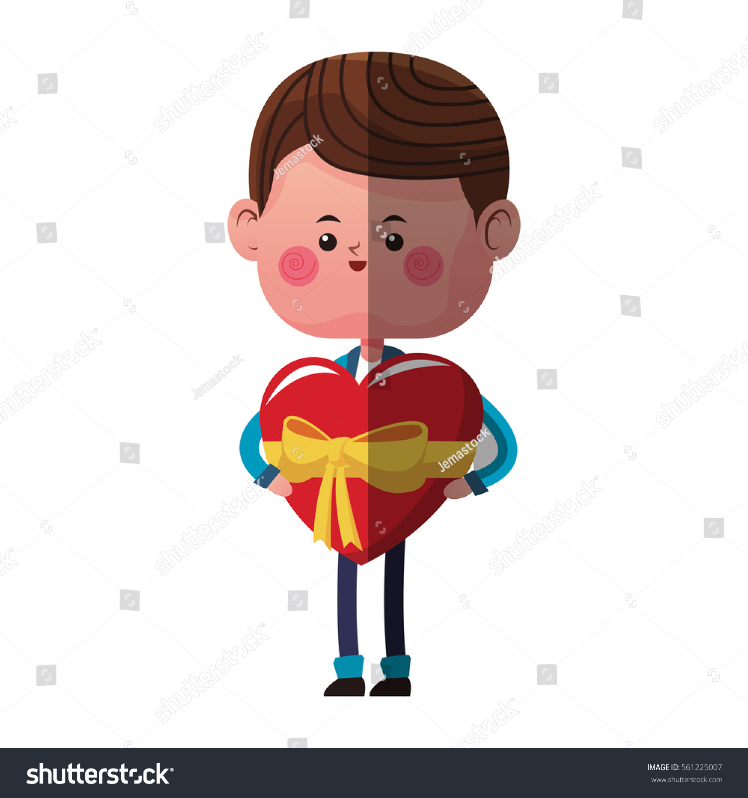Kawaii Man Icon Stock Vector (Royalty Free) 561225007 | Shutterstock