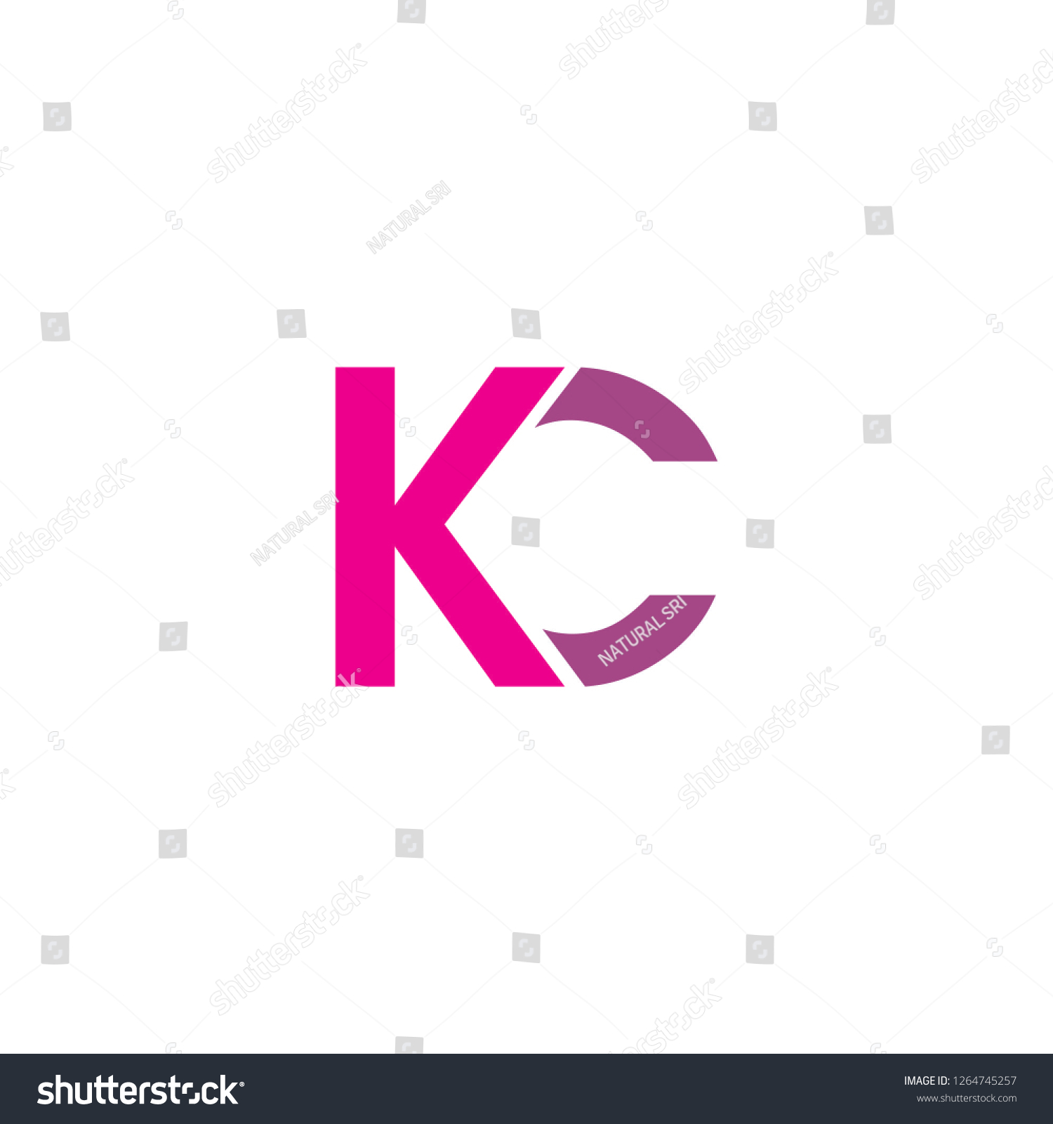 Kcck Letter Logo Design Template Vector Stock Vector (Royalty Free ...