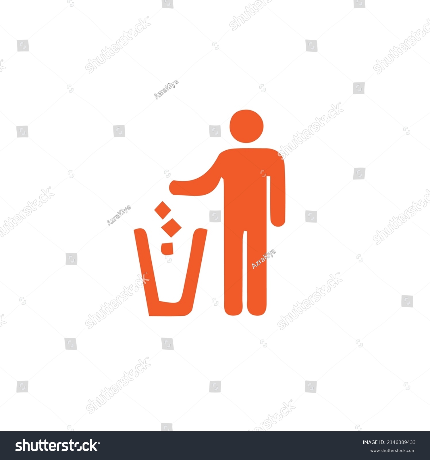 Keep Clean Icon Signs Do Not Stock Vector (Royalty Free) 2146389433 ...