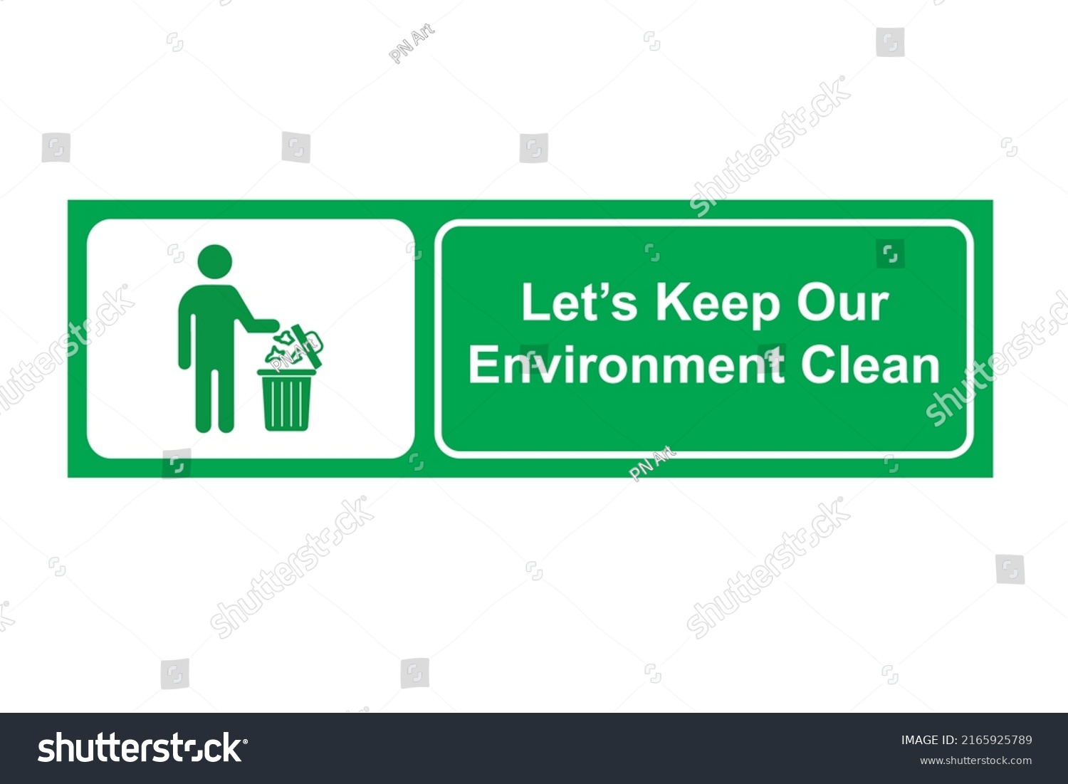 Keep Our Environment Clean Sign Vector Stock Vector (Royalty Free ...