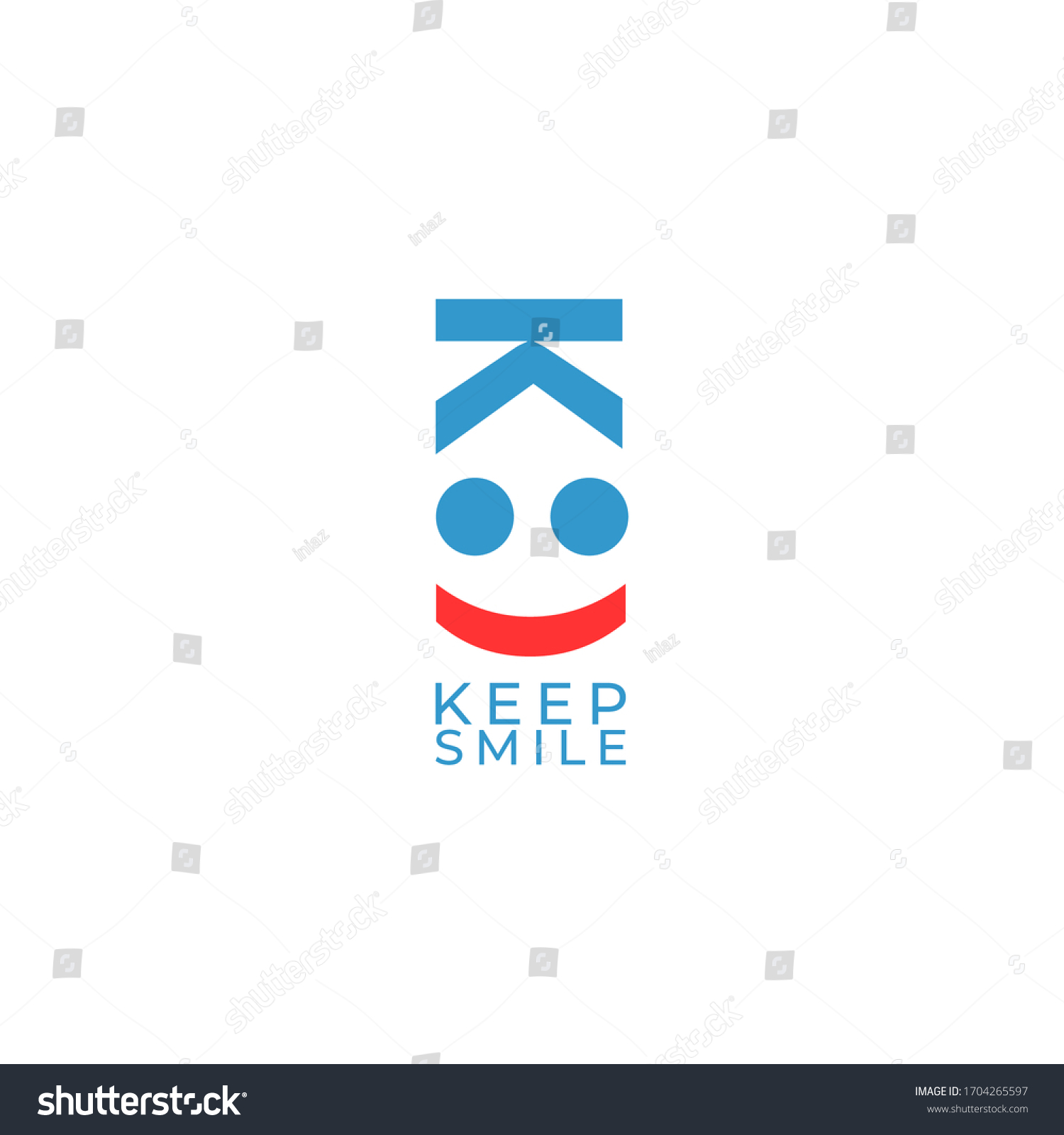 Keep Smile Logo Design Template Vector Stock Vector (Royalty Free ...