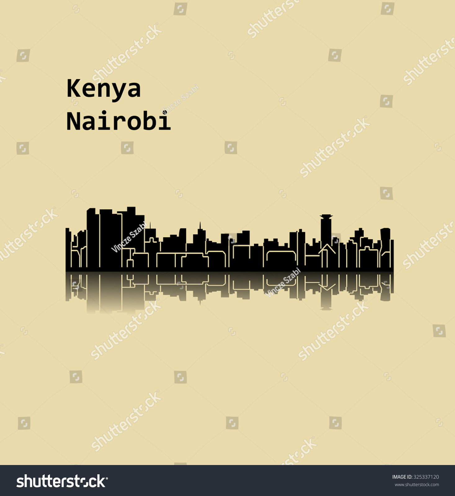 Kenya Nairobi Stock Vector (Royalty Free) 325337120 | Shutterstock