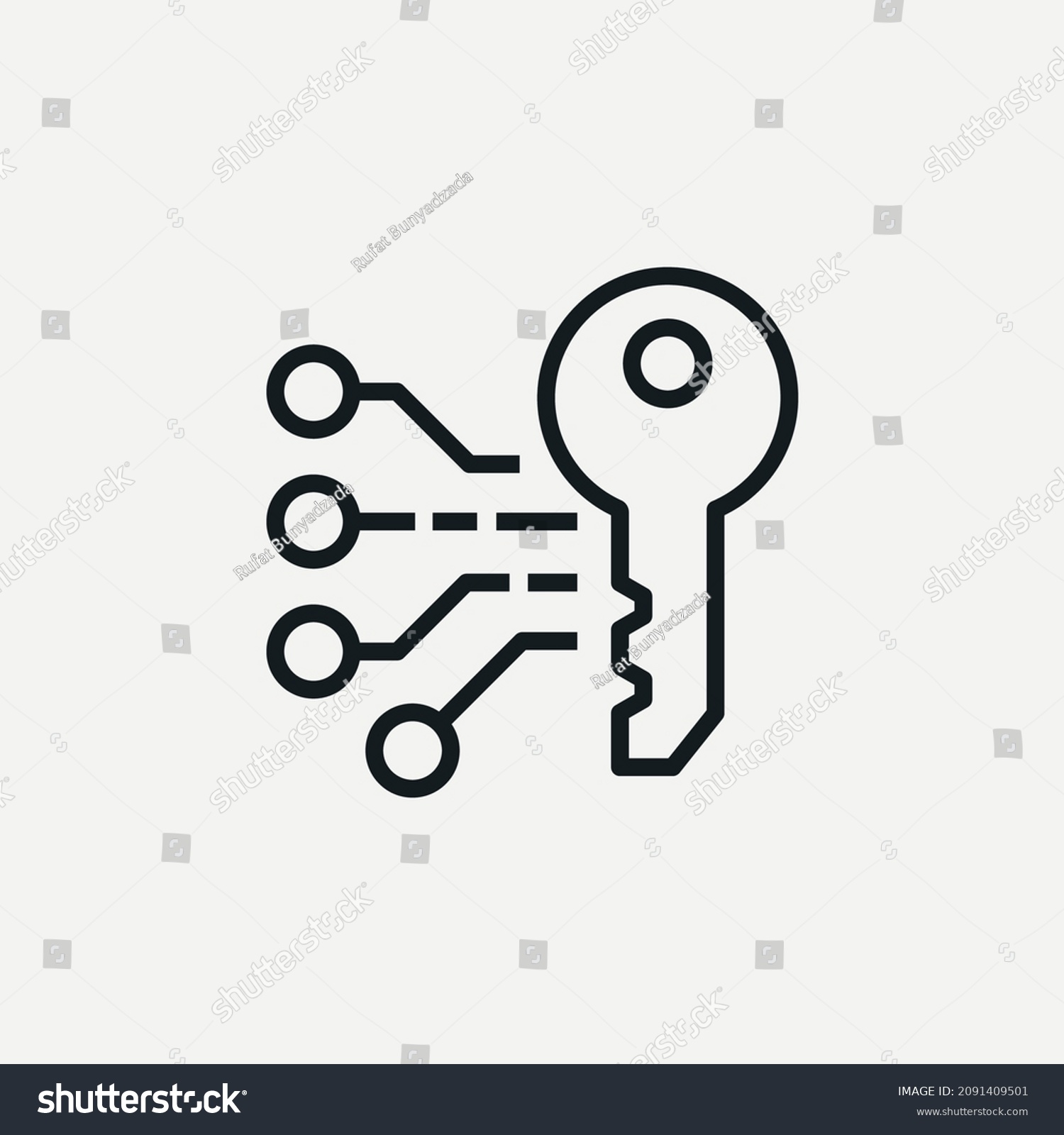 Key Guard Security Safety Protect Stock Vector (Royalty Free ...
