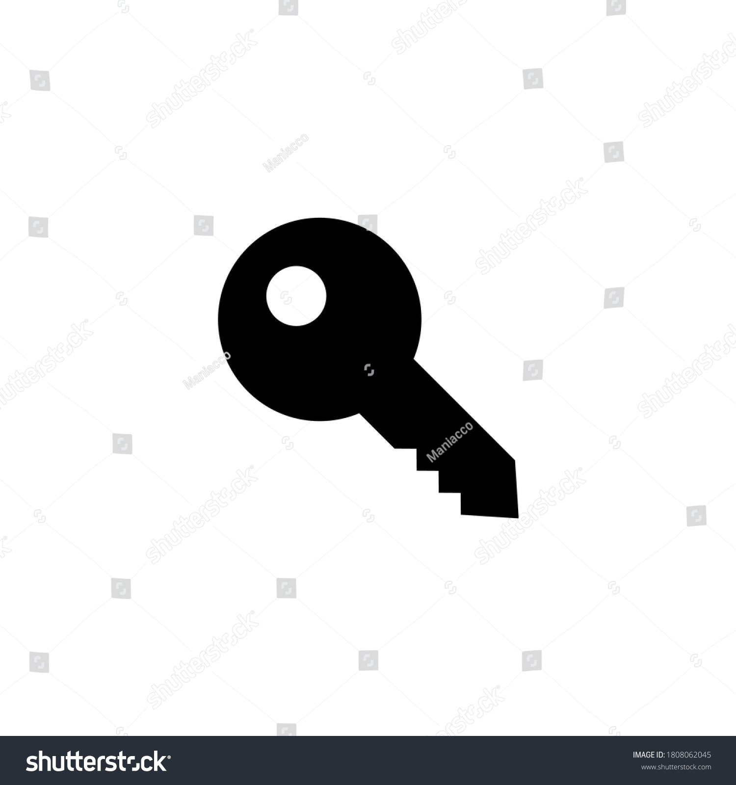 Key Lock Icon Symbol Vector Design Stock Vector (Royalty Free ...