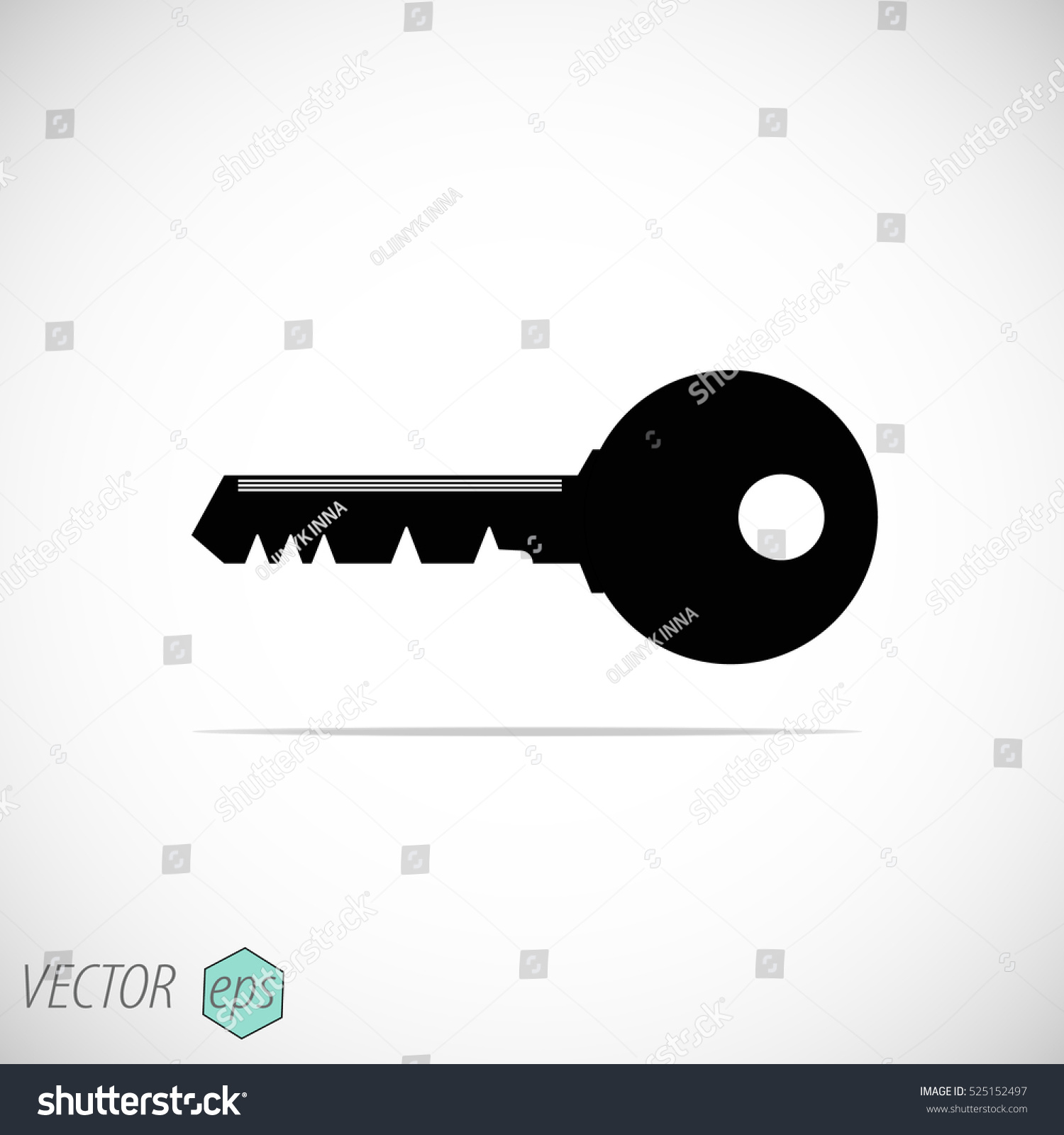 Key Symbol Icon Stock Vector (Royalty Free) 525152497 | Shutterstock