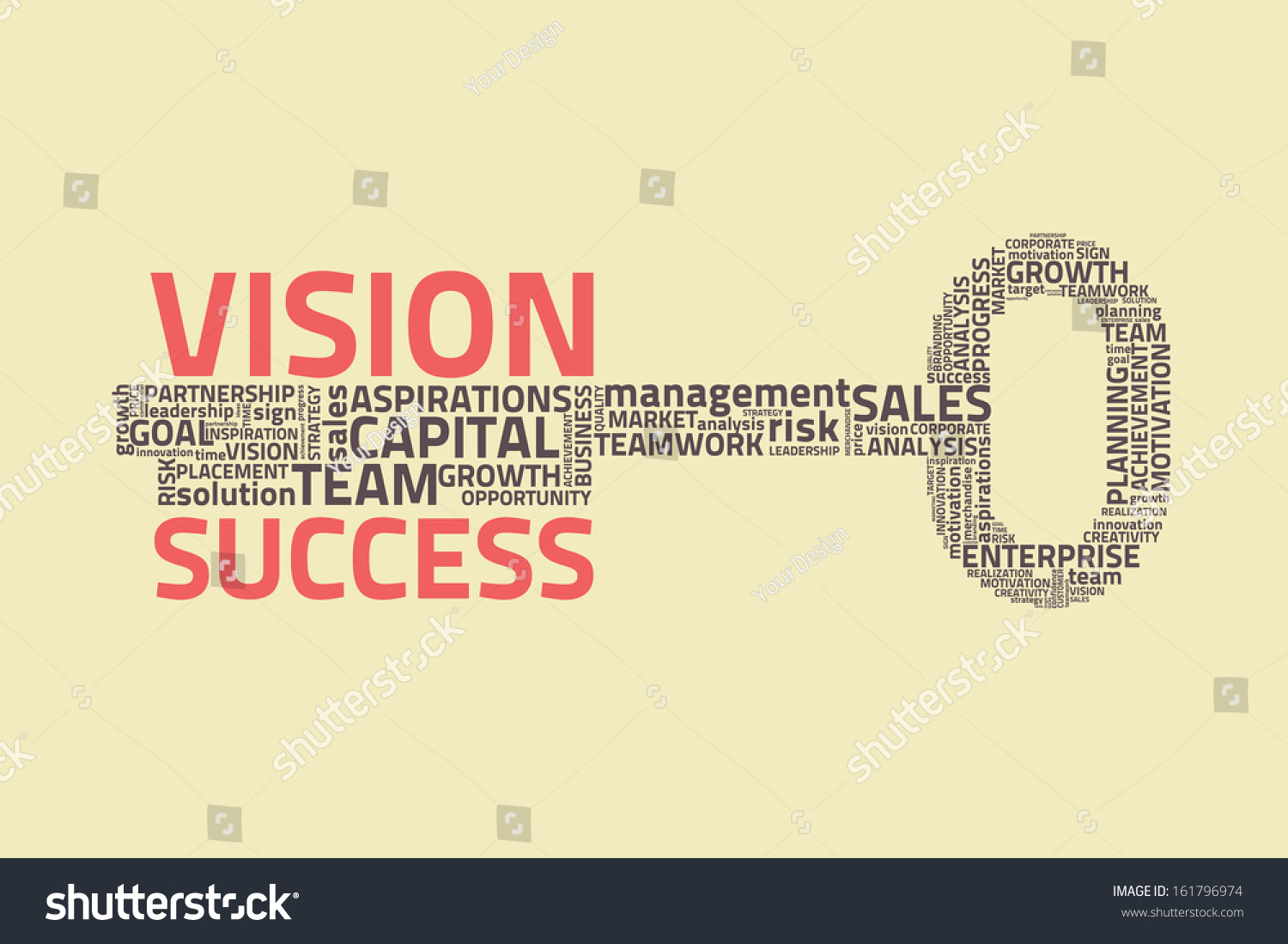 Key Business Words Eps10 Vector Concept Stock Vector (Royalty Free ...