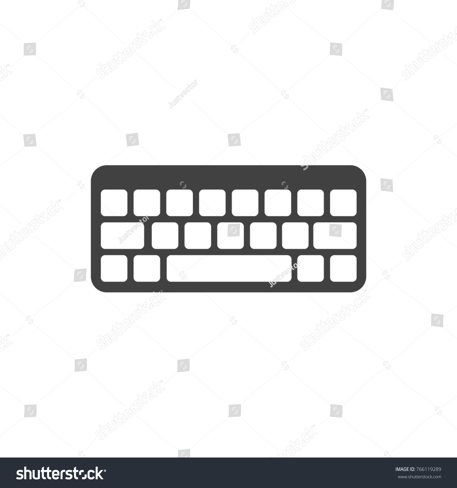 Keyboard Icon Symbol Vector Device Digital Stock Vector (Royalty Free ...