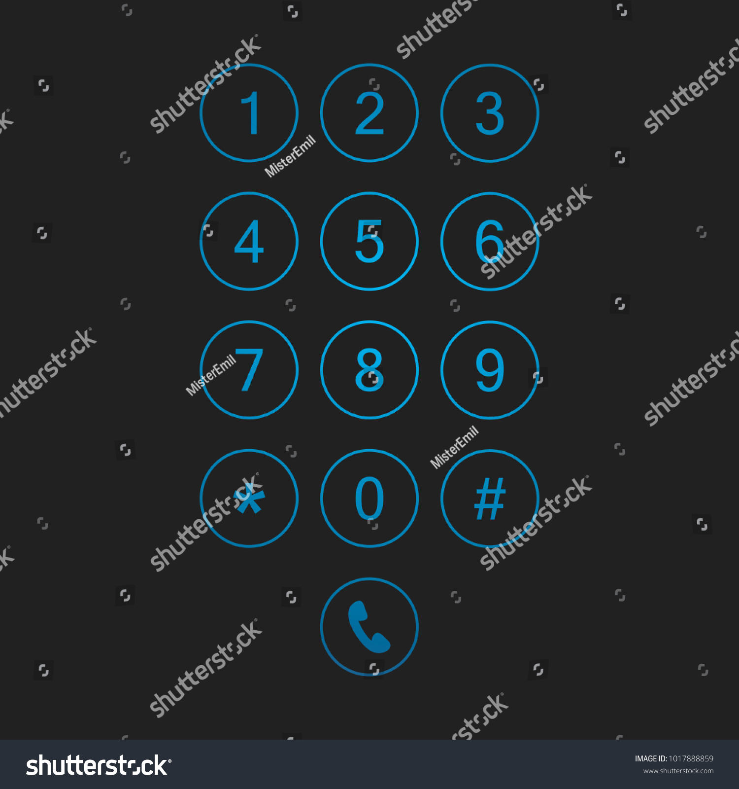 Keyboard Smartphone Number: เวกเตอร์สต็อก (ปลอดค่าลิขสิทธิ์) 1017888859 ...
