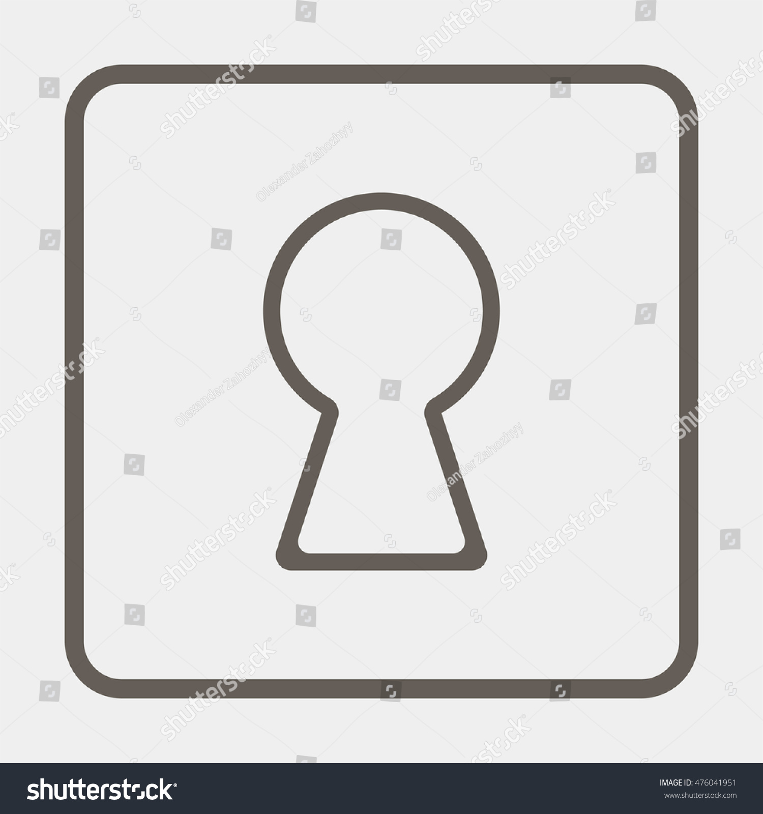 Keyhole Illustration Stock Vector (Royalty Free) 476041951