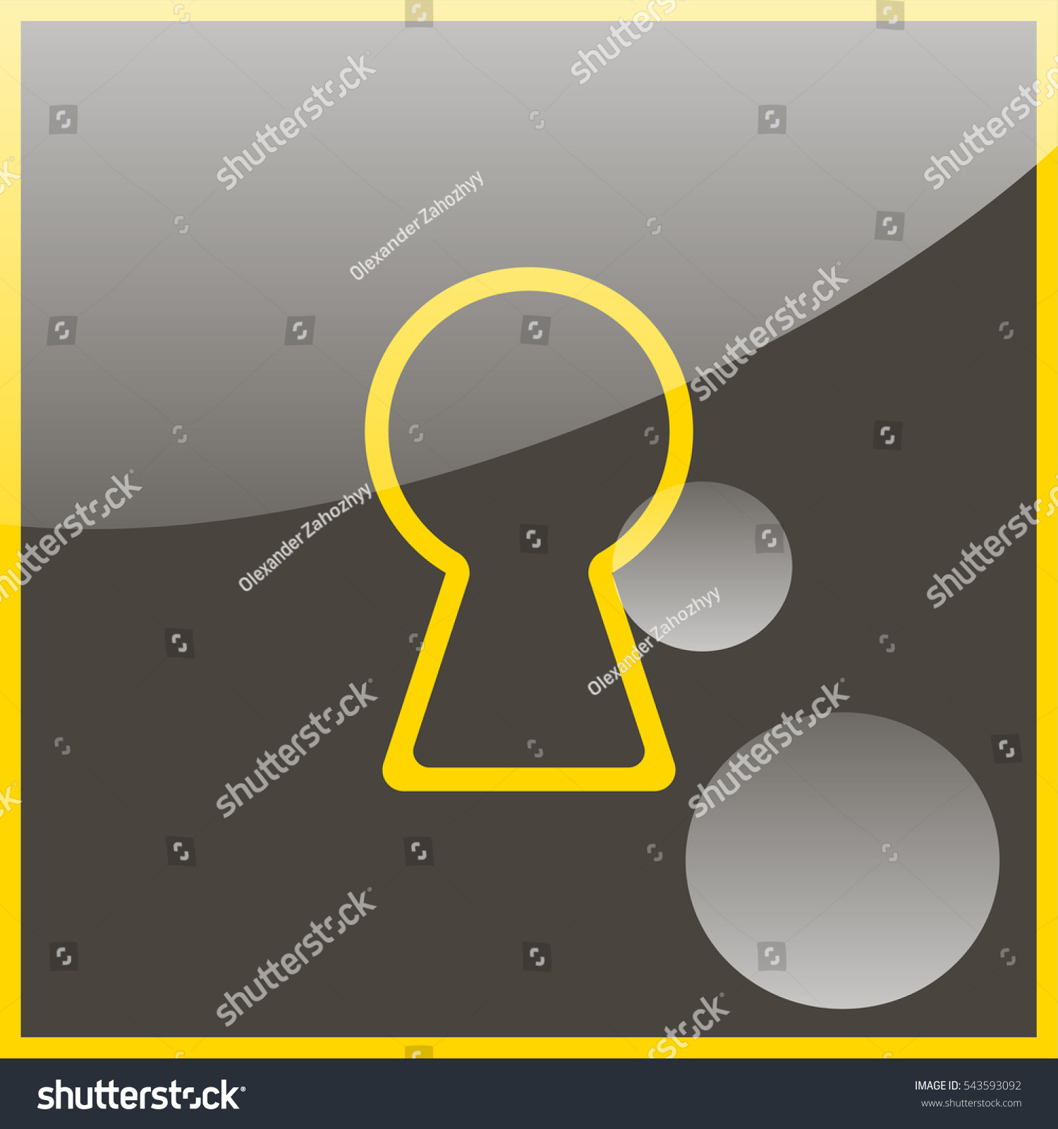 Keyhole Illustration Stock Vector (Royalty Free) 543593092 | Shutterstock