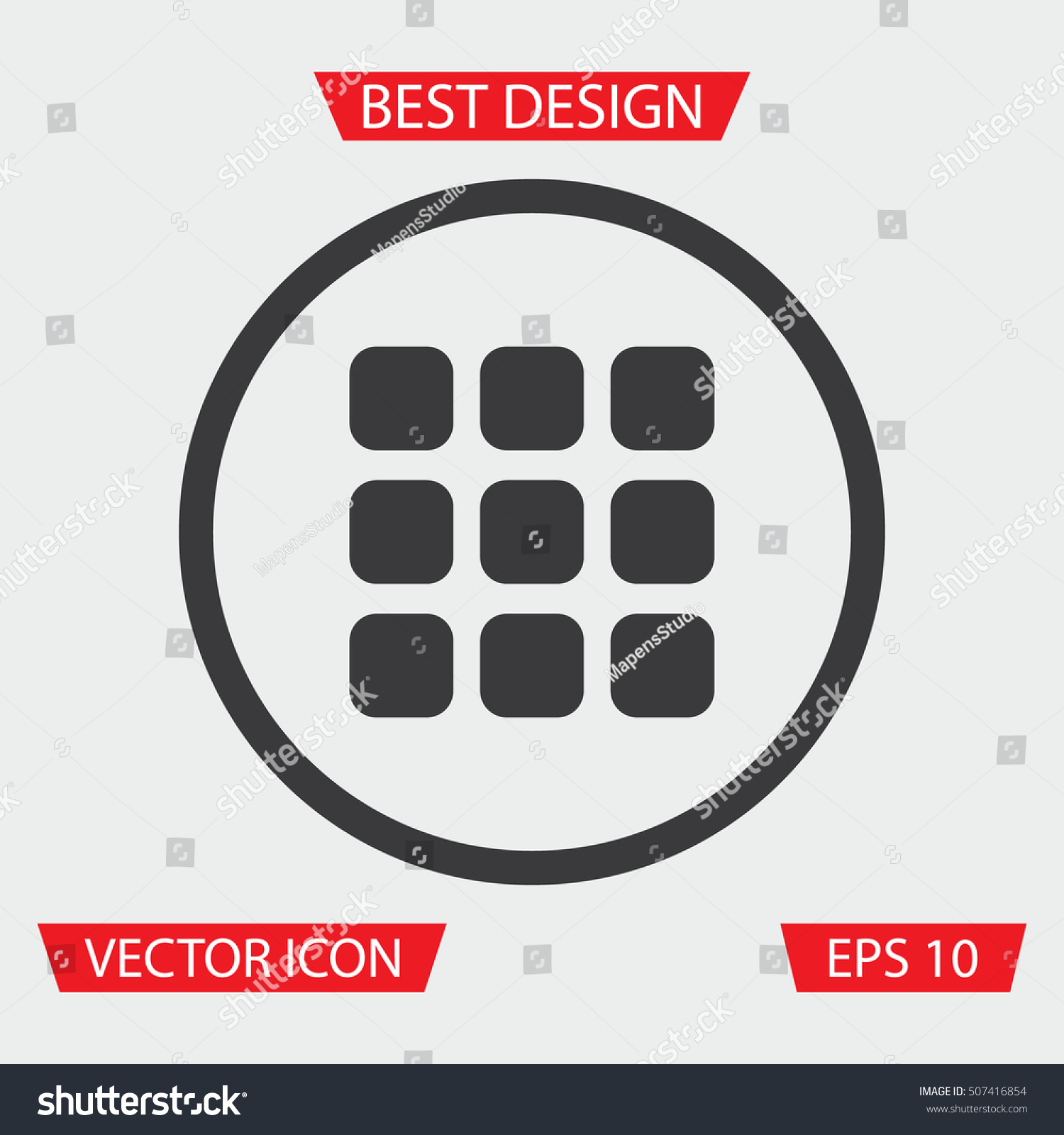 Keypad Icon Stock Vector (Royalty Free) 507416854 | Shutterstock