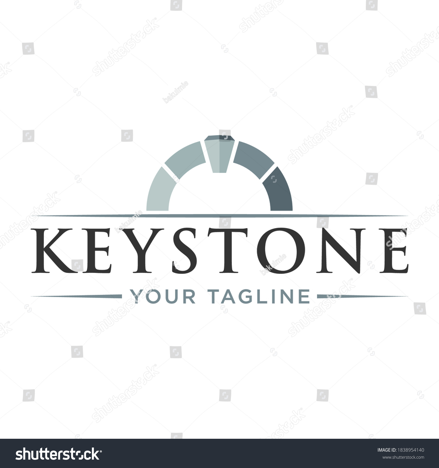 Keystone Logo Vector On Trendy Design Stock Vector (Royalty Free ...
