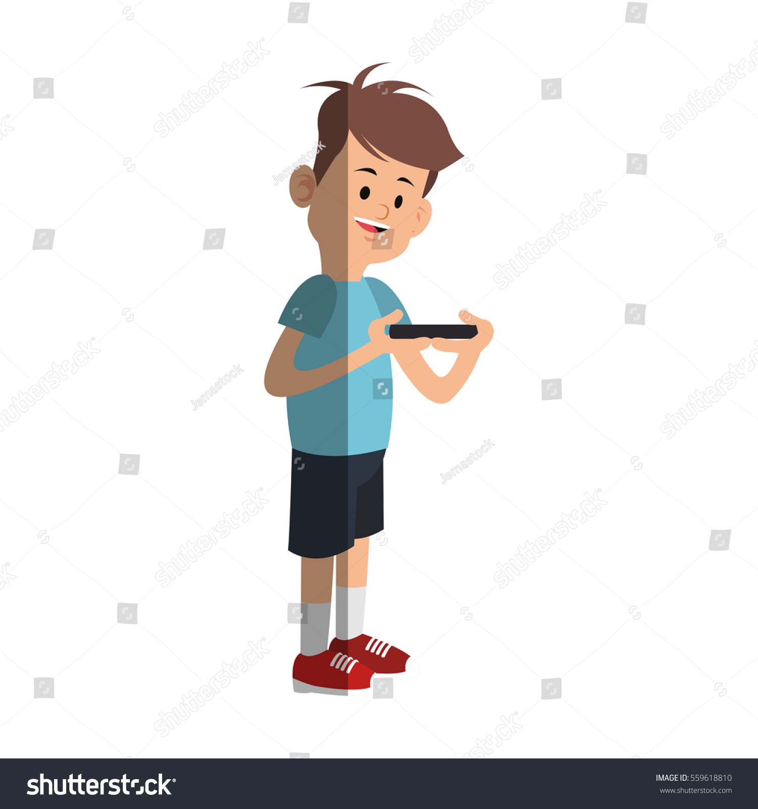 Kid Cartoon Icon Stock Vector (Royalty Free) 559618810