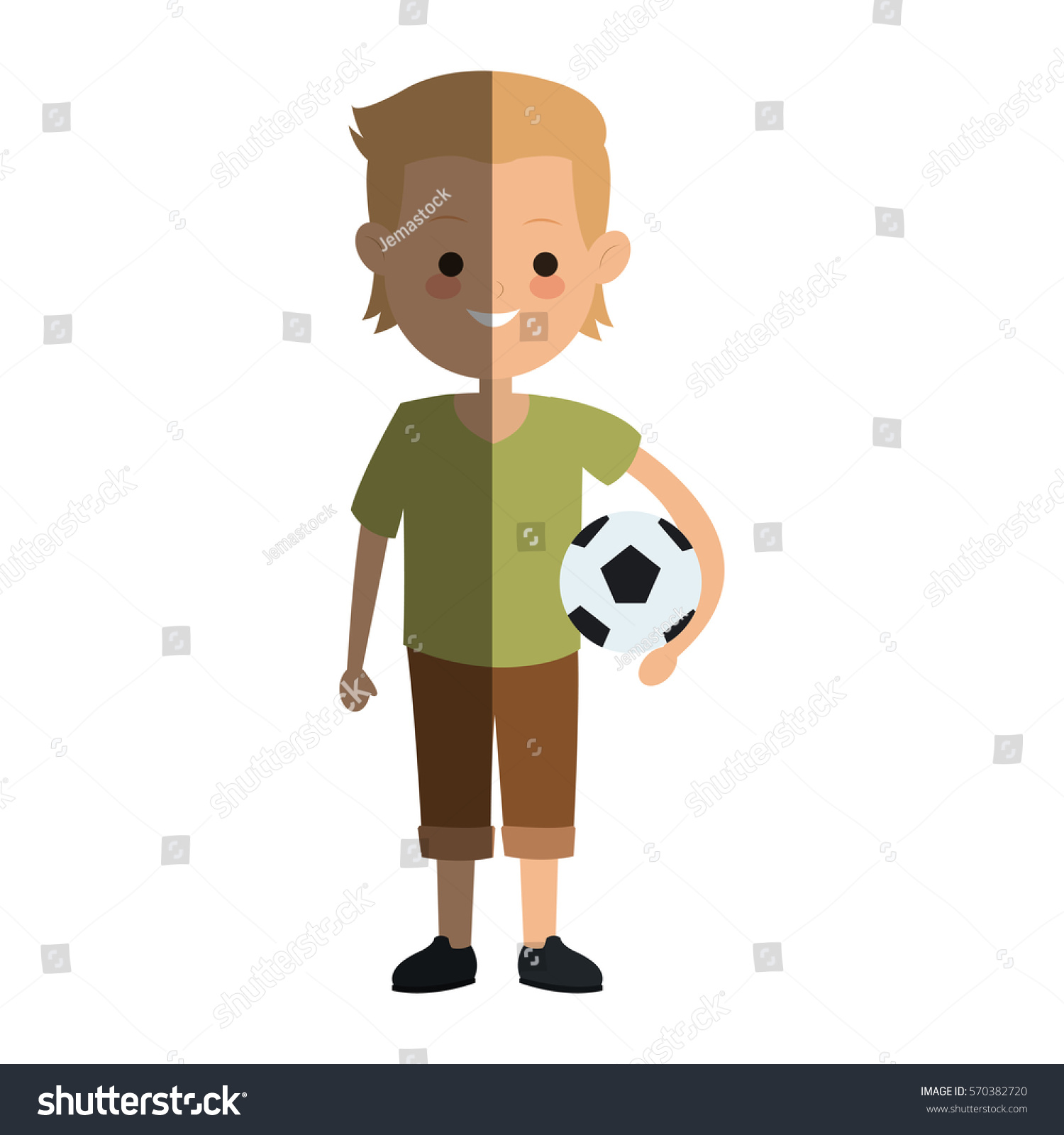 Kid Cartoon Icon Stock Vector (Royalty Free) 570382720
