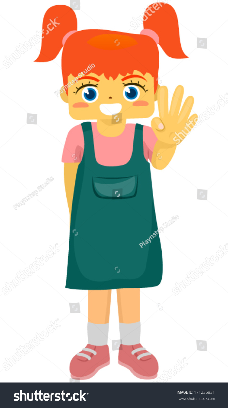 Kid Number 4 Stock Vector (Royalty Free) 171236831 | Shutterstock