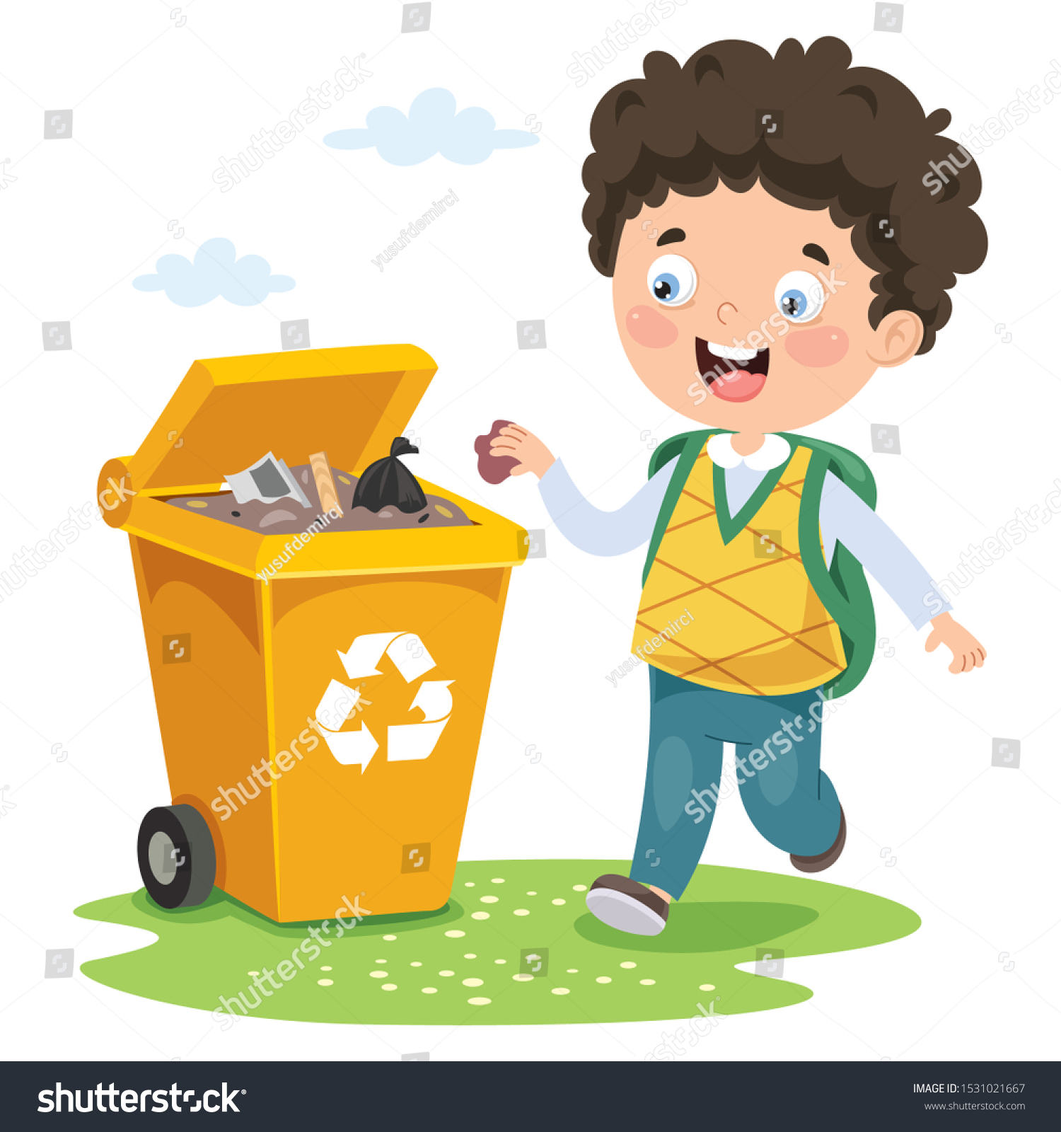 Kid Throwing Garbage Trash Bin: เวกเตอร์สต็อก (ปลอดค่าลิขสิทธิ์ ... Kid Throwing Garbage Trash Bin: เวกเตอร์สต็อก (ปลอดค่าลิขสิทธิ์ ...