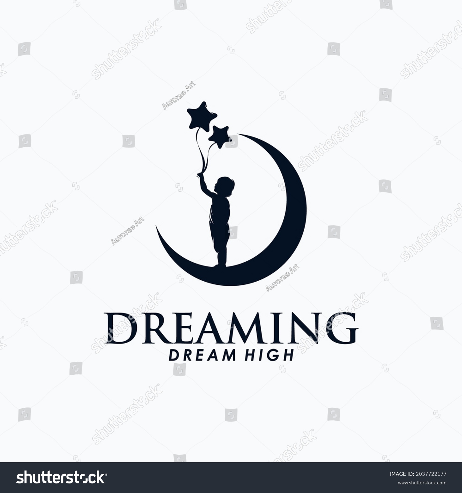 Kids Dream Logo Design Vector Stock Vector (Royalty Free) 2037722177 ...