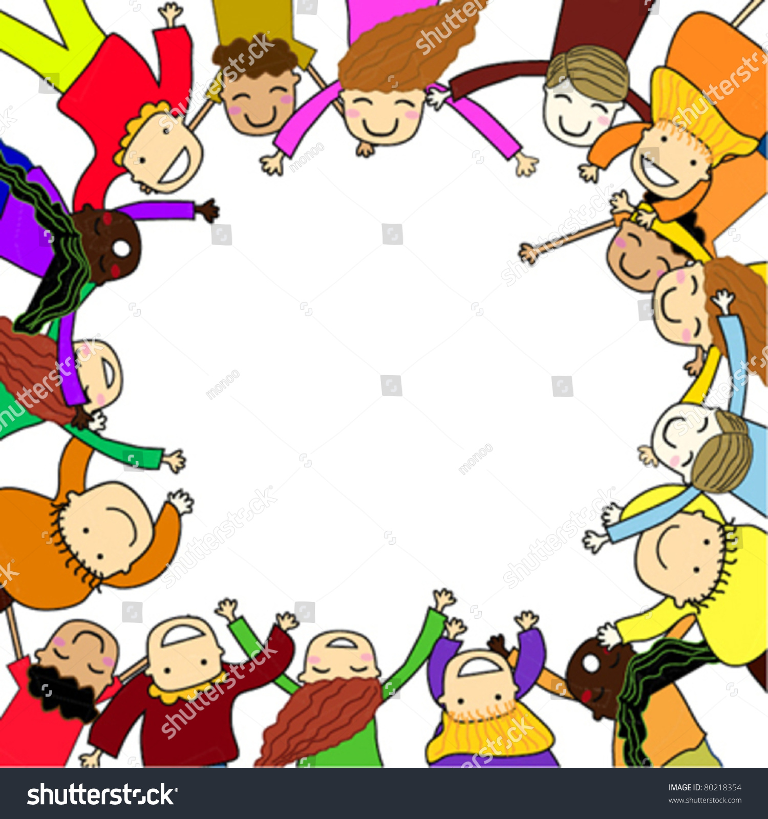 Kids Frame: เวกเตอร์สต็อก (ปลอดค่าลิขสิทธิ์) 80218354 | Shutterstock