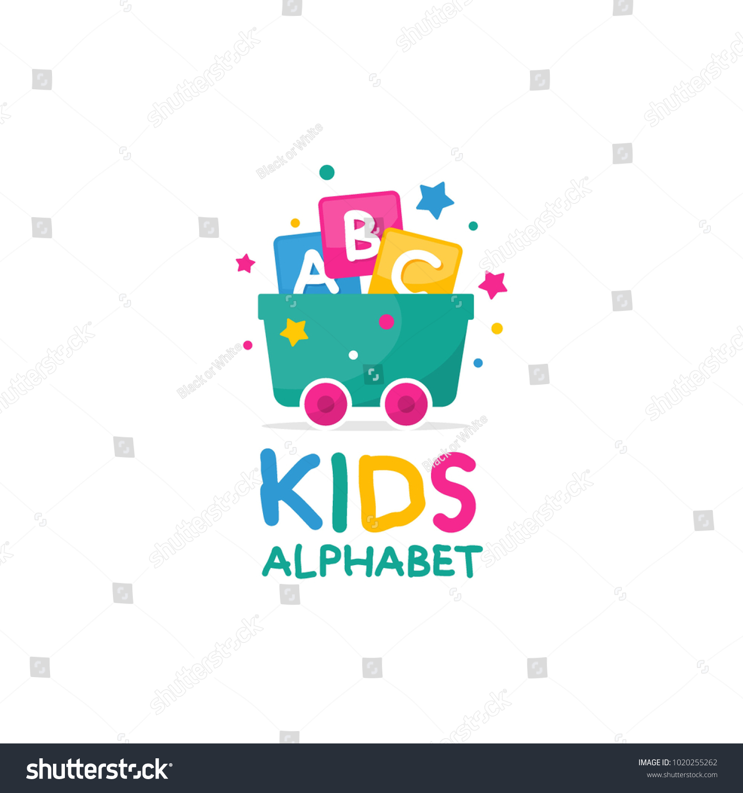 Kids Logo Vector Stock Vector (Royalty Free) 1020255262