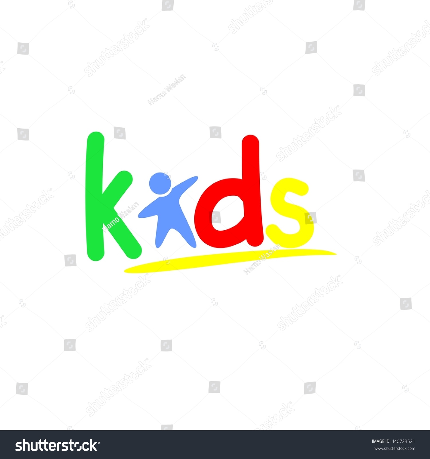 Kids Logo Vector Stock Vector (Royalty Free) 440723521 | Shutterstock