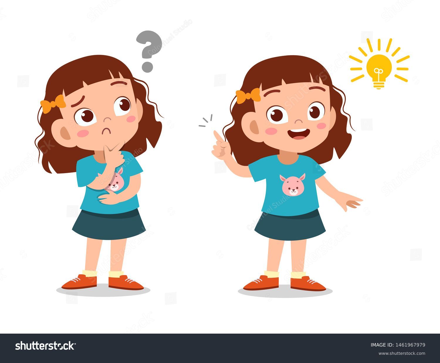 89,389 Girl thinking Stock Illustrations, Images & Vectors | Shutterstock