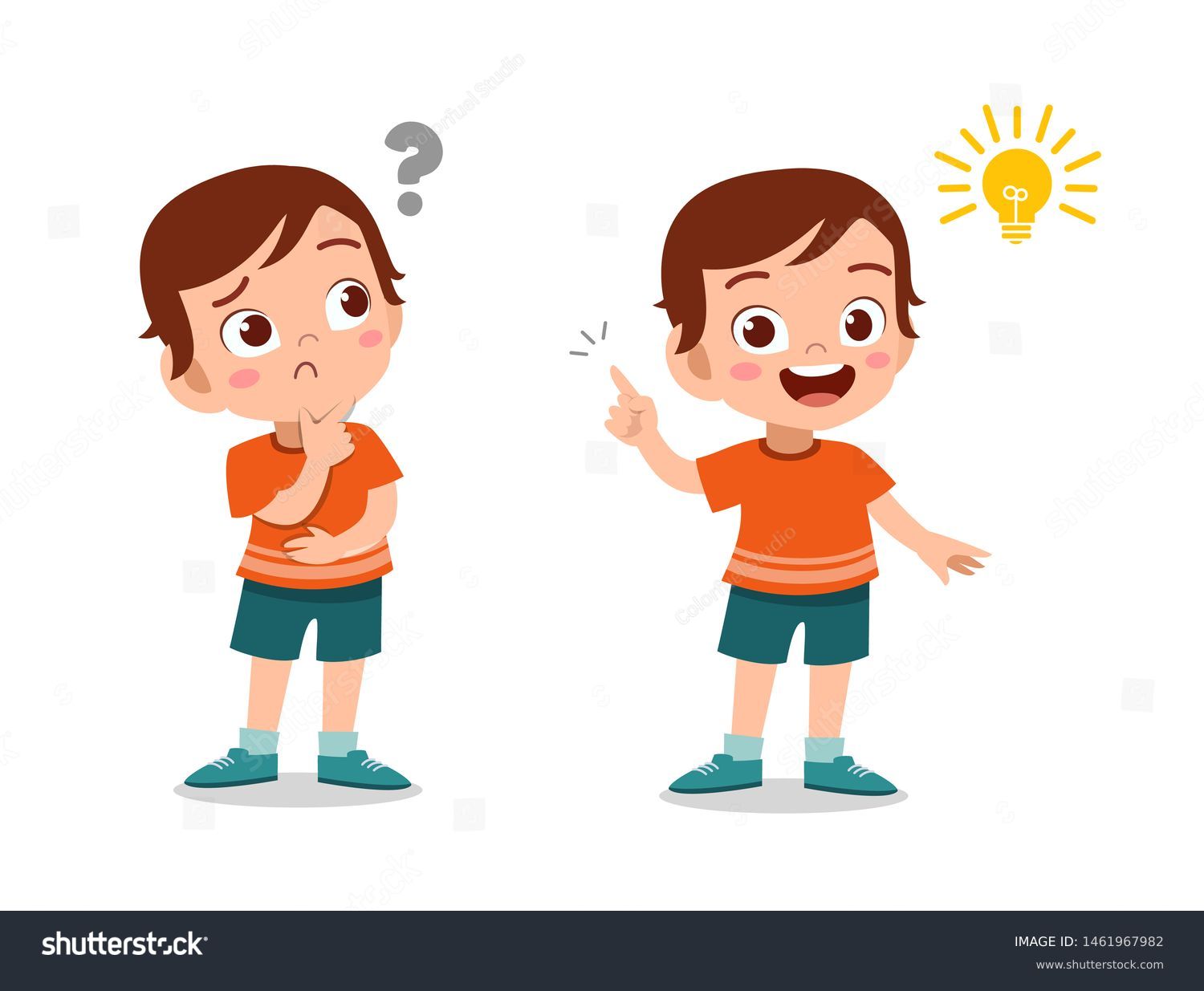2,452 Child thinking clipart Images, Stock Photos & Vectors | Shutterstock
