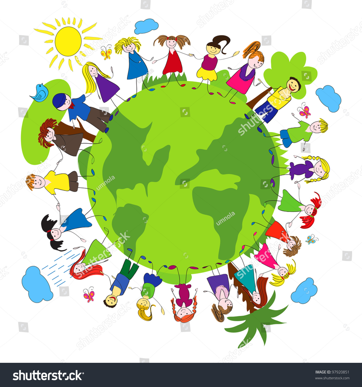 Kids Vector Set : image vectorielle de stock (libre de droits) 97920851 ...