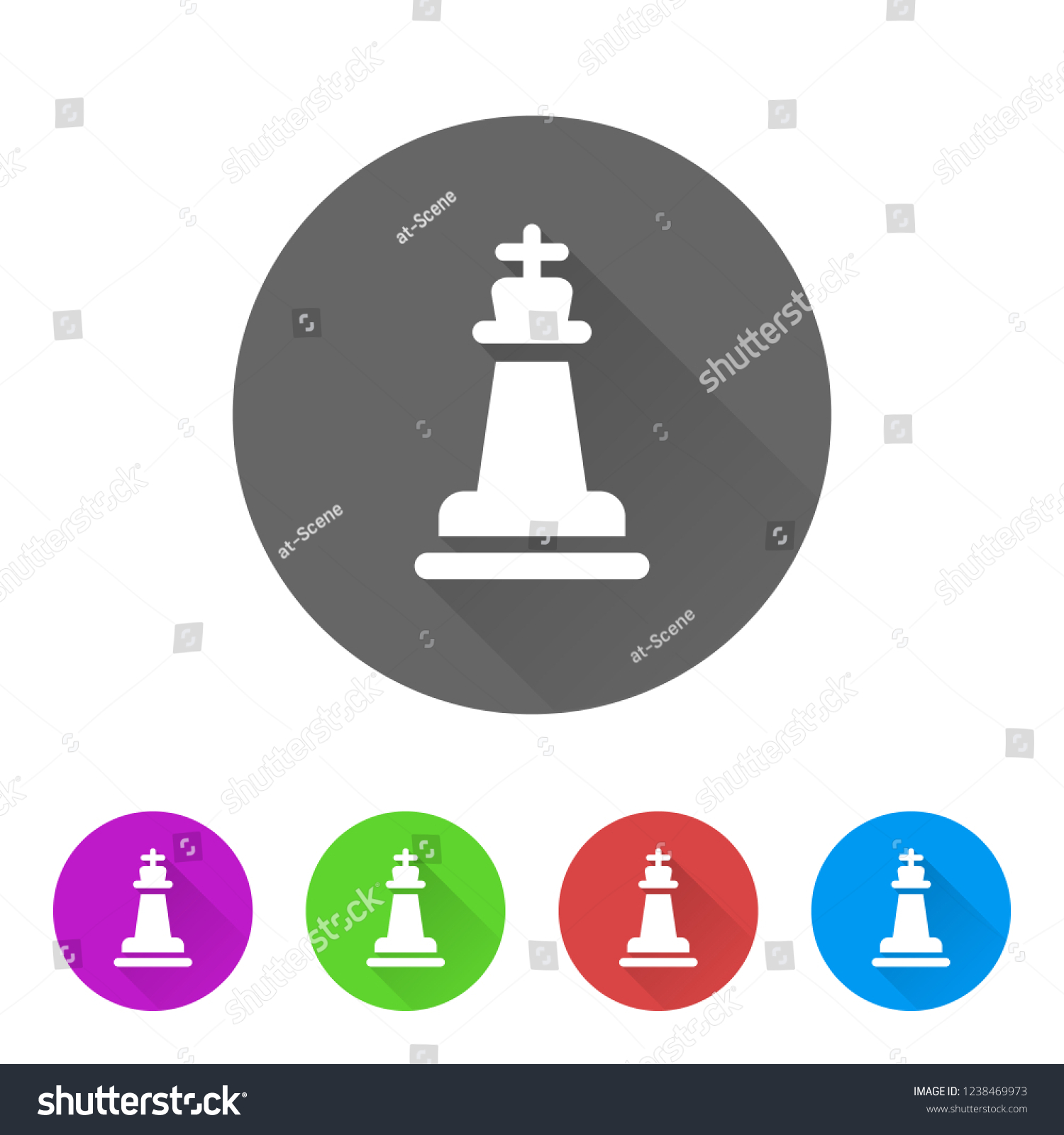 King App Icon Stock Vector (Royalty Free) 1238469973 | Shutterstock