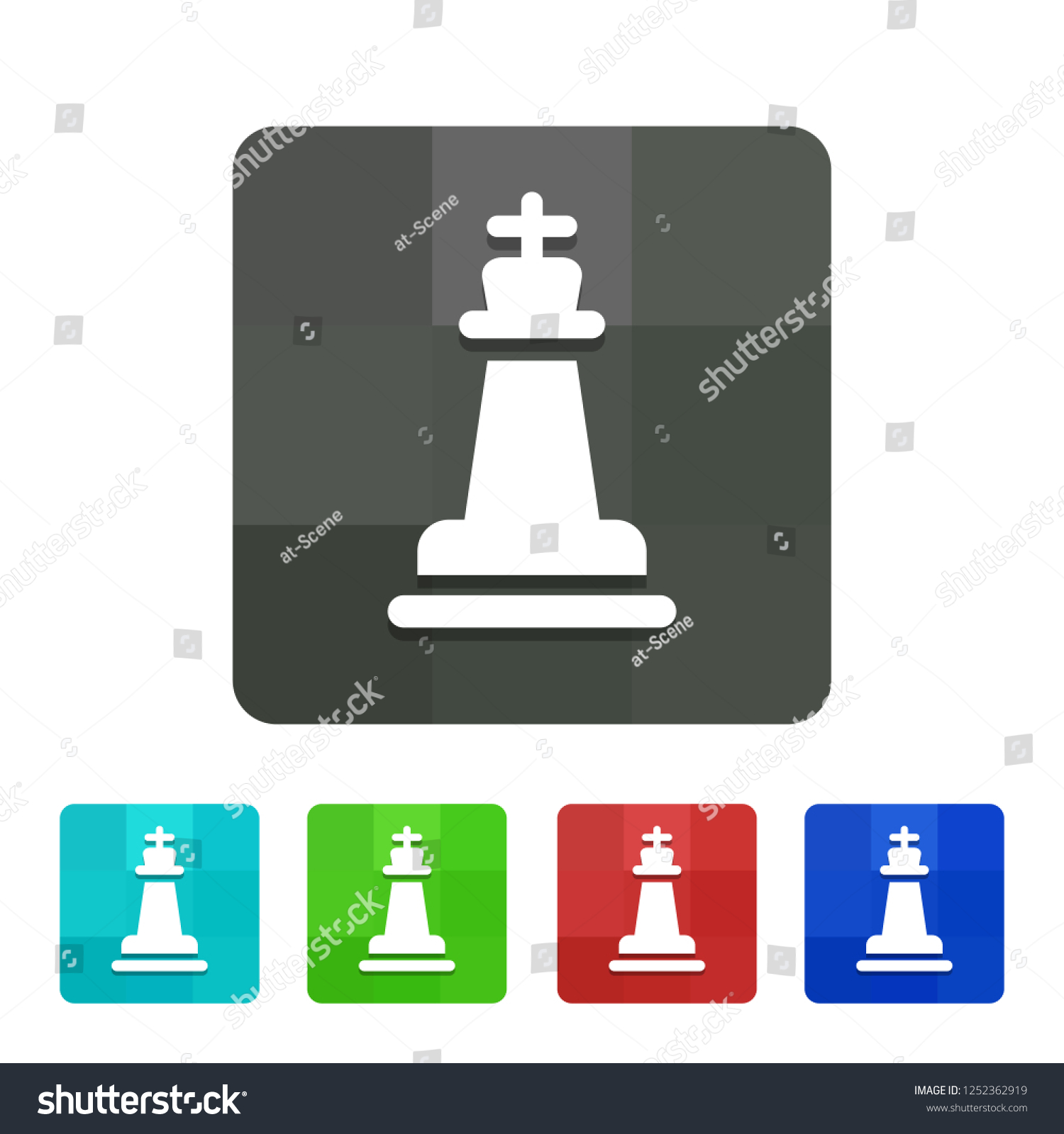 King App Icon: เวกเตอร์สต็อก (ปลอดค่าลิขสิทธิ์) 1252362919 | Shutterstock