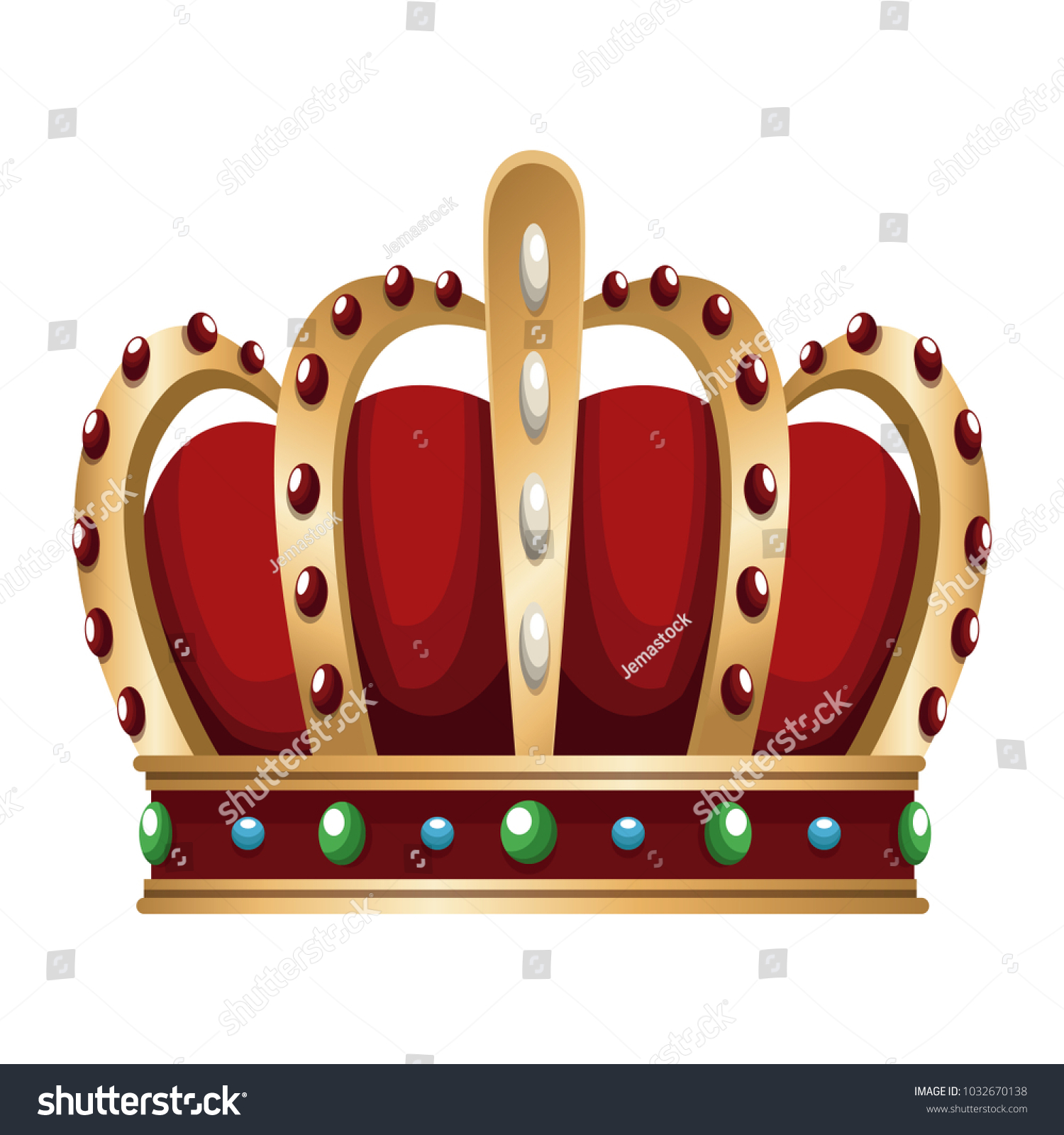 King Crown Symbol Stock Vector (Royalty Free) 1032670138 | Shutterstock