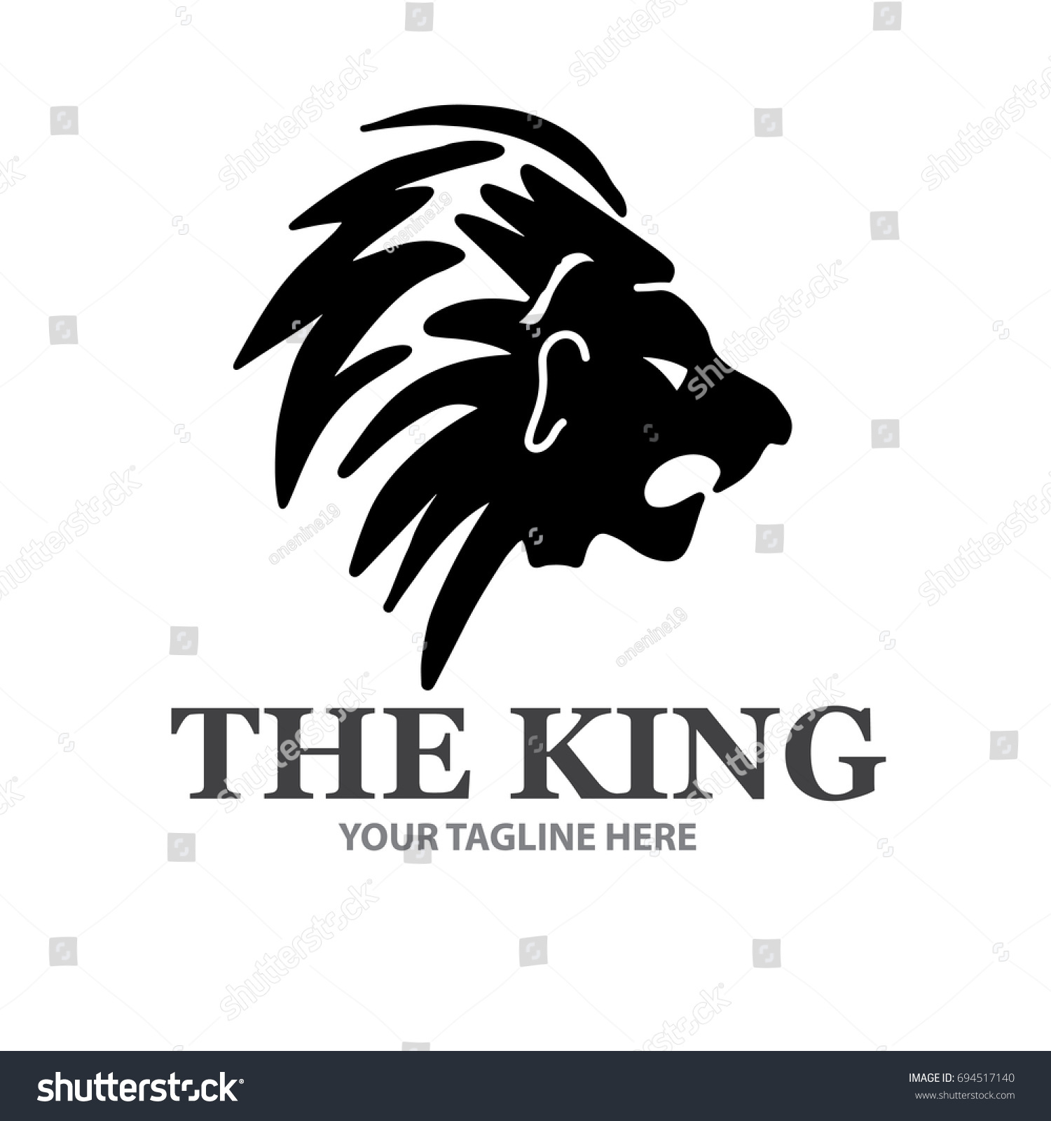 King Logo Stock Vector (Royalty Free) 694517140 | Shutterstock