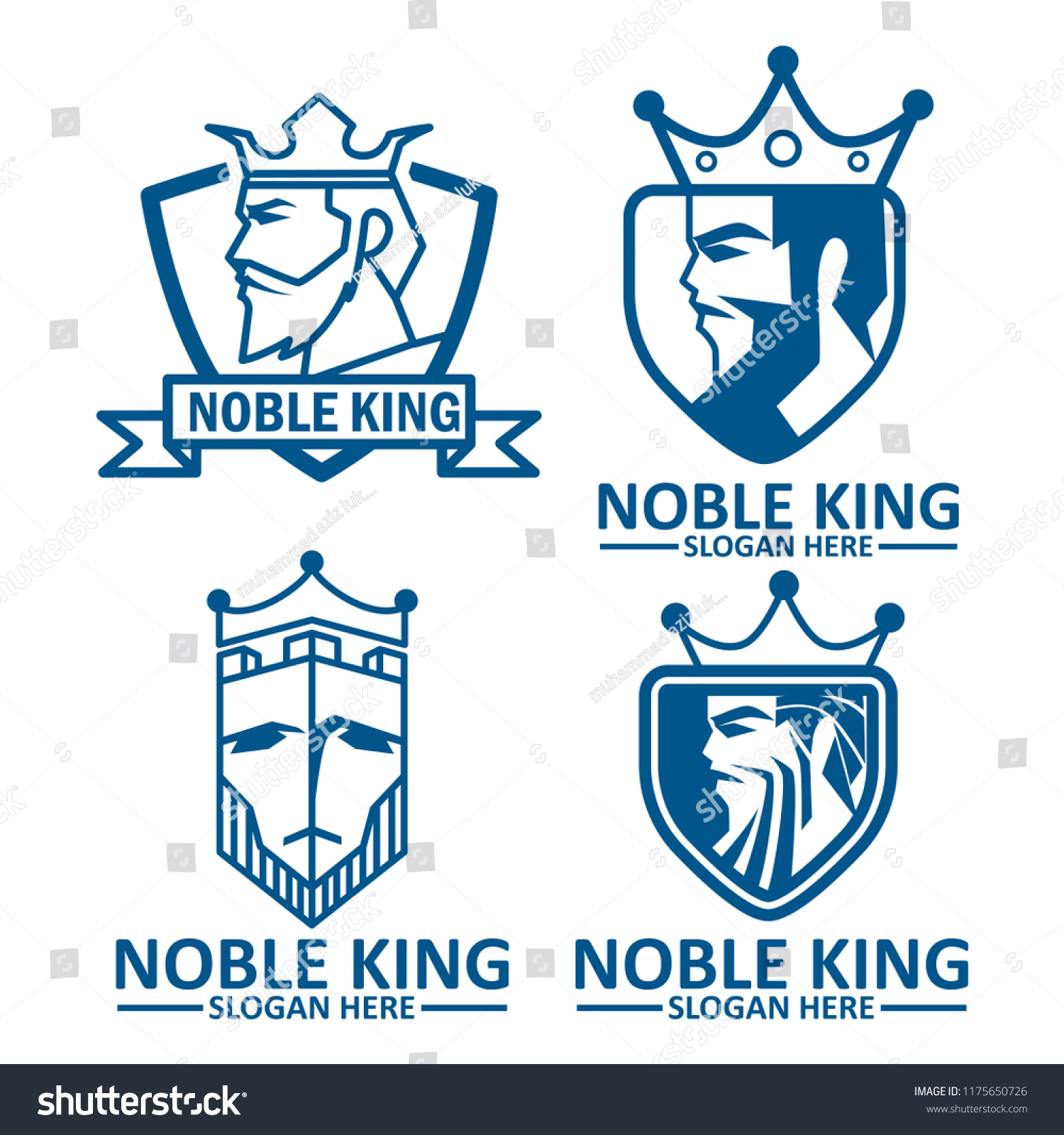 King Logo Design Stock Vector (Royalty Free) 1175650726 | Shutterstock