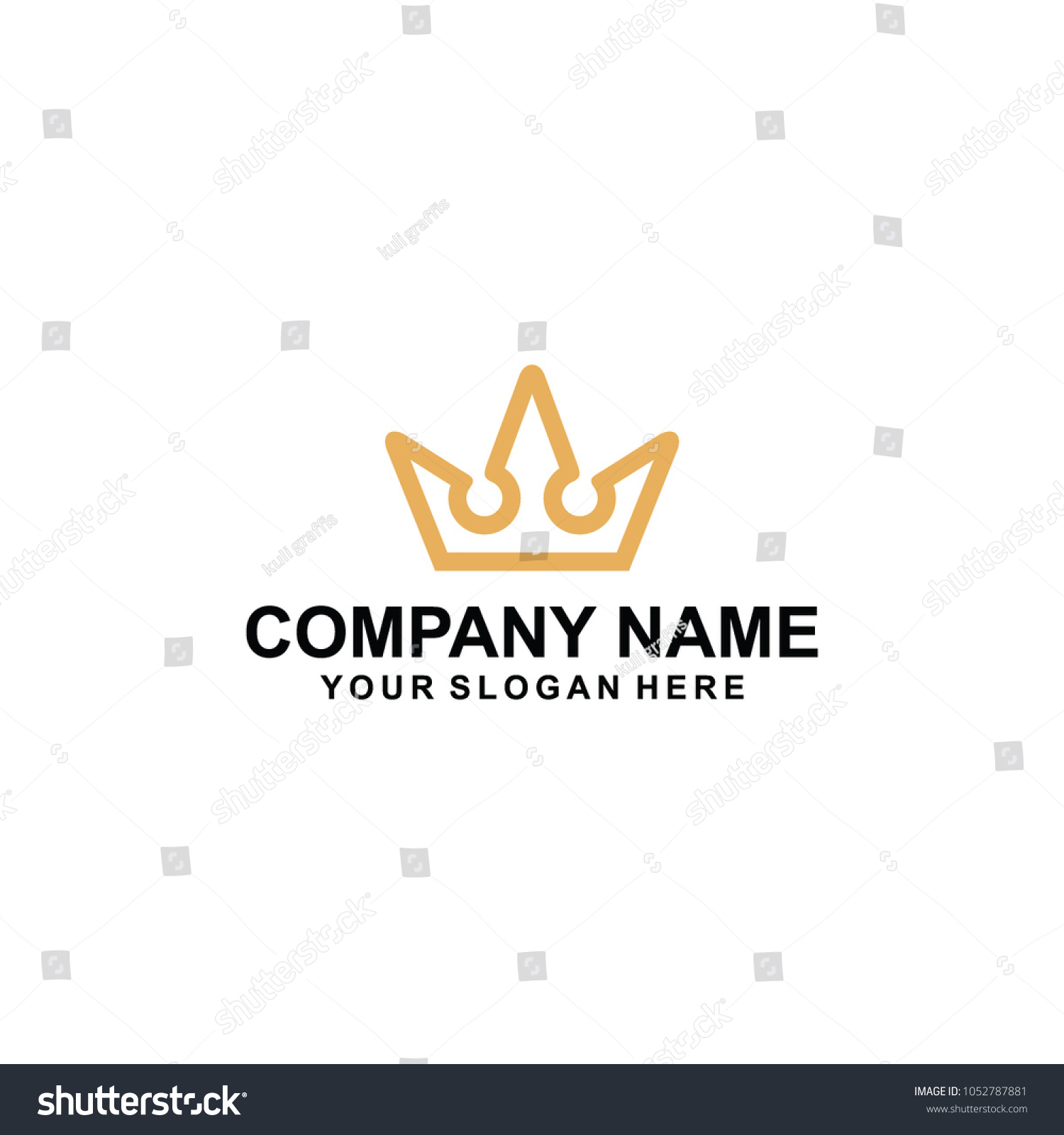 King Logo Vector Stock Vector (Royalty Free) 1052787881 | Shutterstock