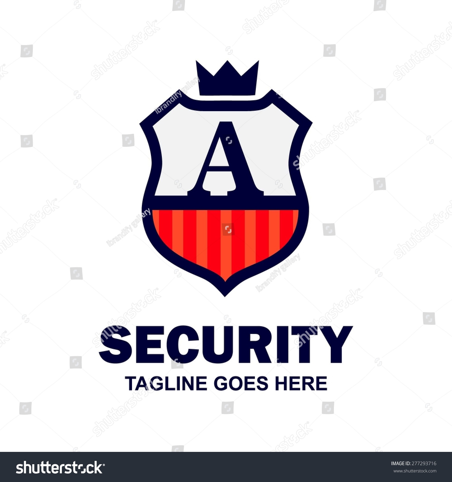 King Security Logo Abstract Secure Shield Stock Vector (Royalty Free ...