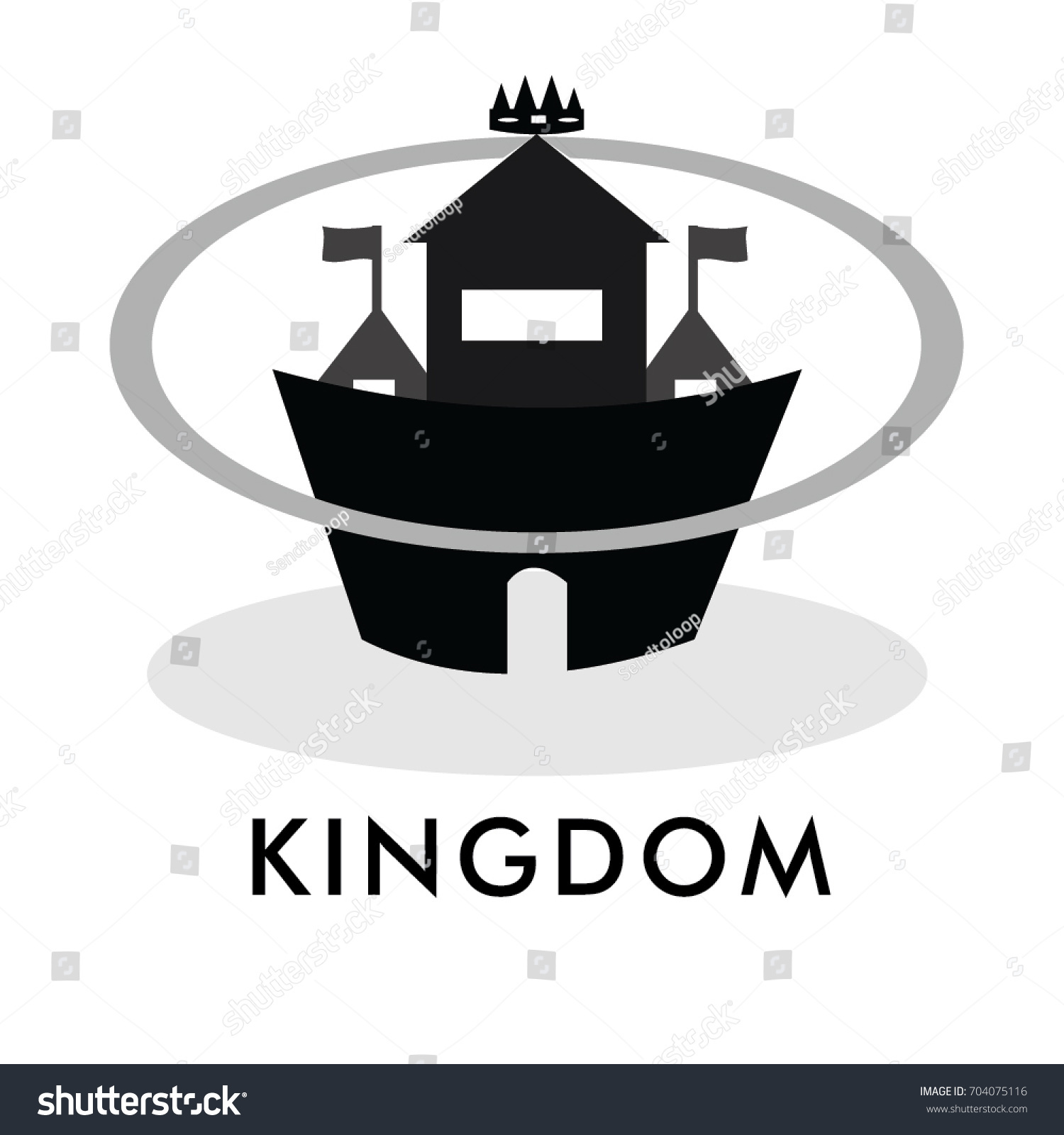 Kingdom Logo Vector Template Design Stock Vector (Royalty Free) 704075116