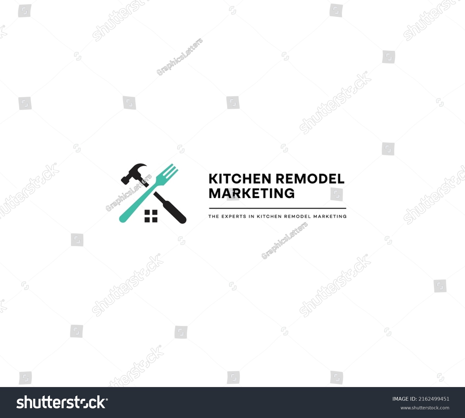 Kitchen Remodel Logo Design Vector Template Stock Vector (Royalty Free ...