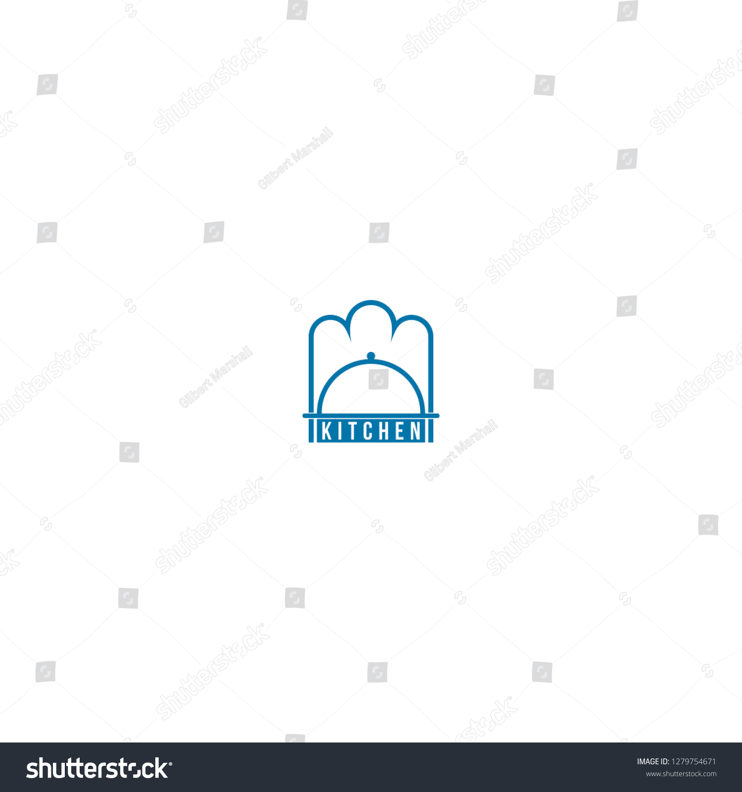 Kitchen Restaurant Logo Stock Vector (Royalty Free) 1279754671 ...