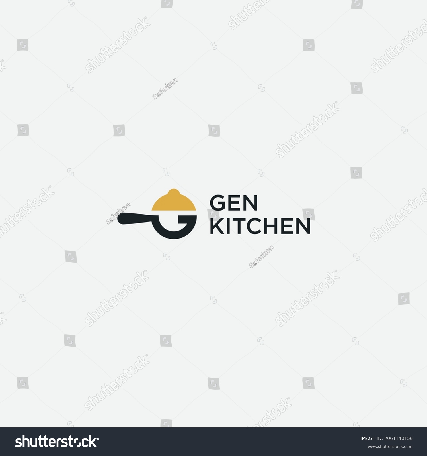 Kitchen Set Letter G Logo Design Stock Vector (Royalty Free) 2061140159 ...