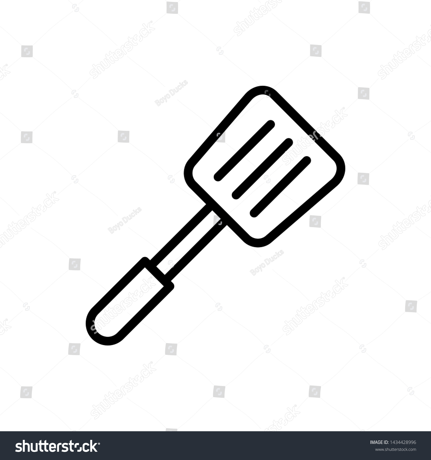 Kitchen Spatula Icon Vector Design Templates Stock Vector (Royalty Free ...
