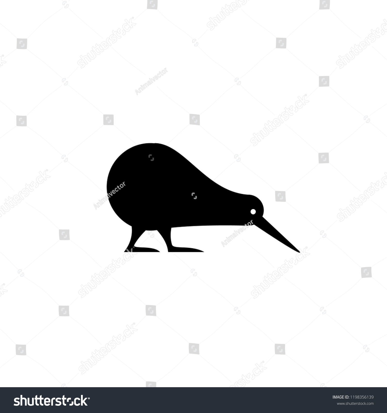 Kiwi Logo Icon Designs Vector Stock Vector (Royalty Free) 1198356139