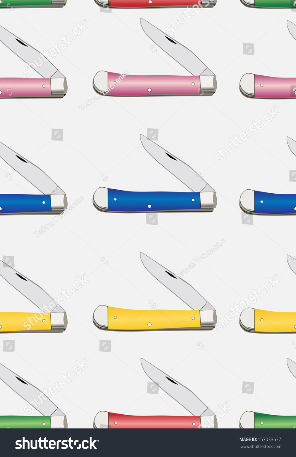 Knife Blade Seamless Repeating Tiled Background Stock Vector (Royalty ...