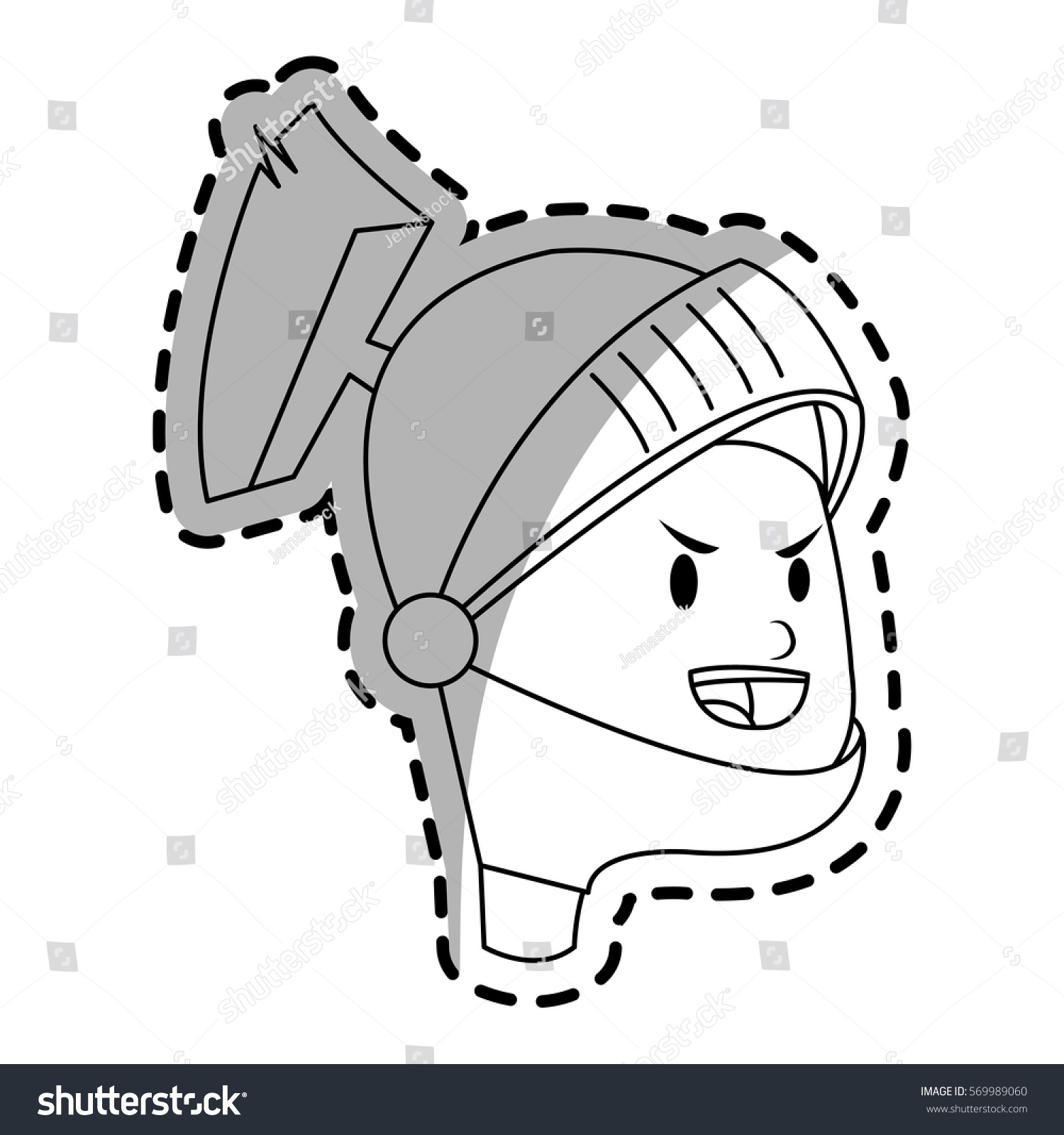 Knight Cartoon Icon Stock Vector (Royalty Free) 569989060 | Shutterstock