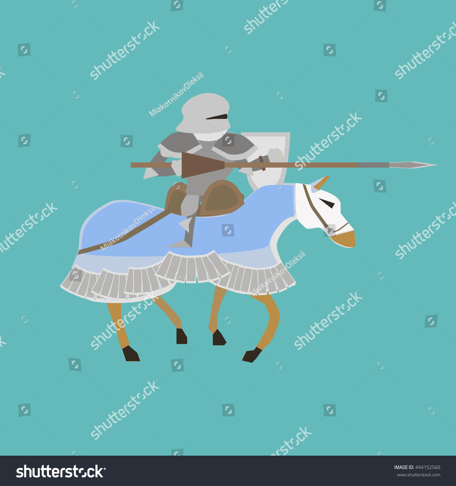 Knight Rider Stock Vector (Royalty Free) 444152560