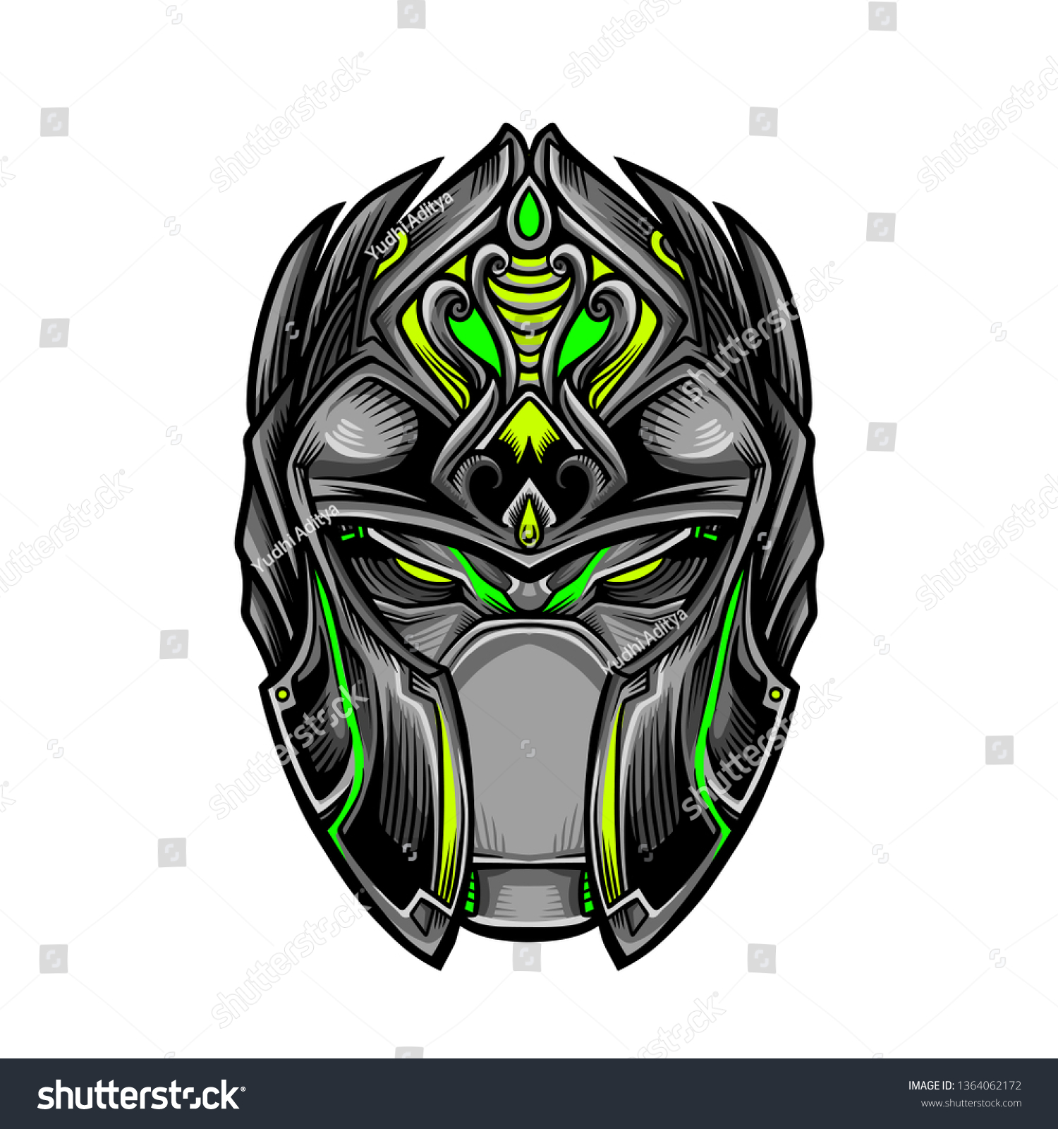 Knight Warrior Robot Vector Stock Vector (Royalty Free) 1364062172 ...