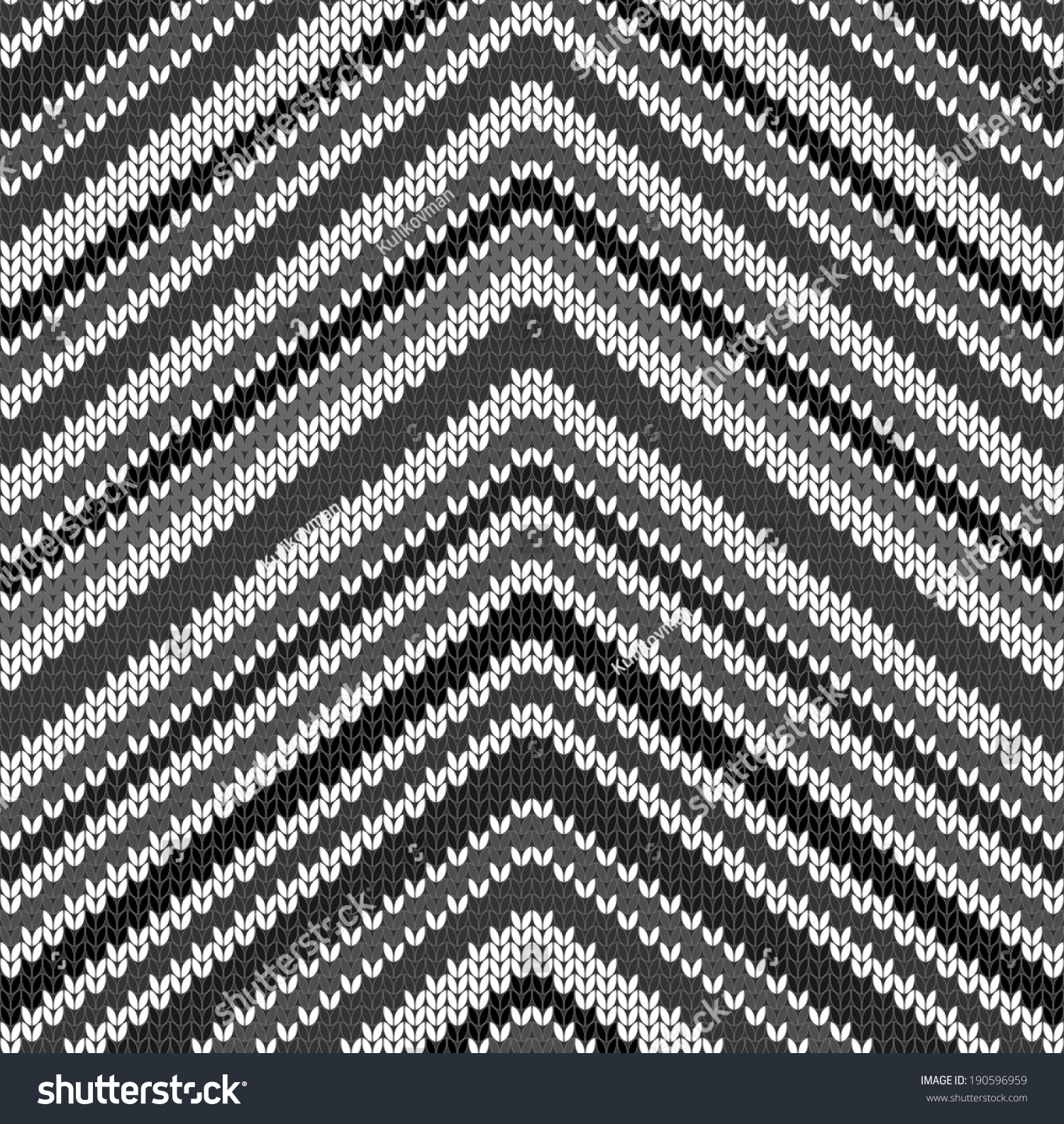 Knitted Fabric Black Pattern Seamless Texture Stock Vector (Royalty ...