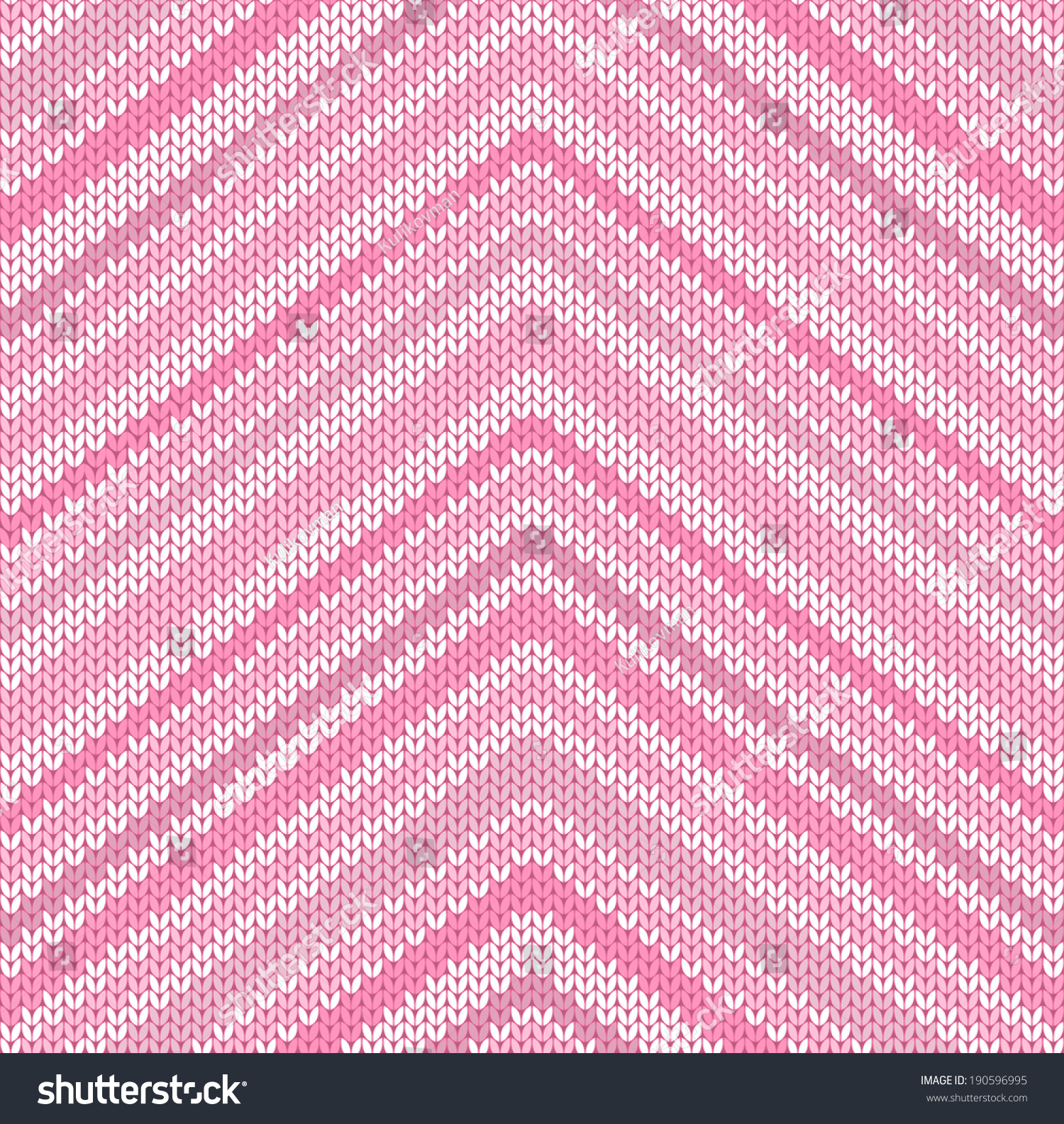 Knitted Fabric Pink Pattern Seamless Texture Stock Vector (Royalty Free ...