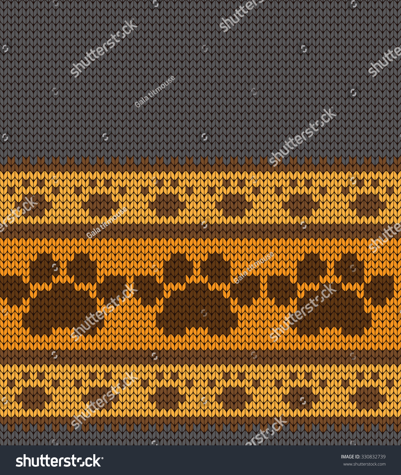 Knitted Seamless Border Pads: Stock-Vektorgrafik (Lizenzfrei) 330832739 ...
