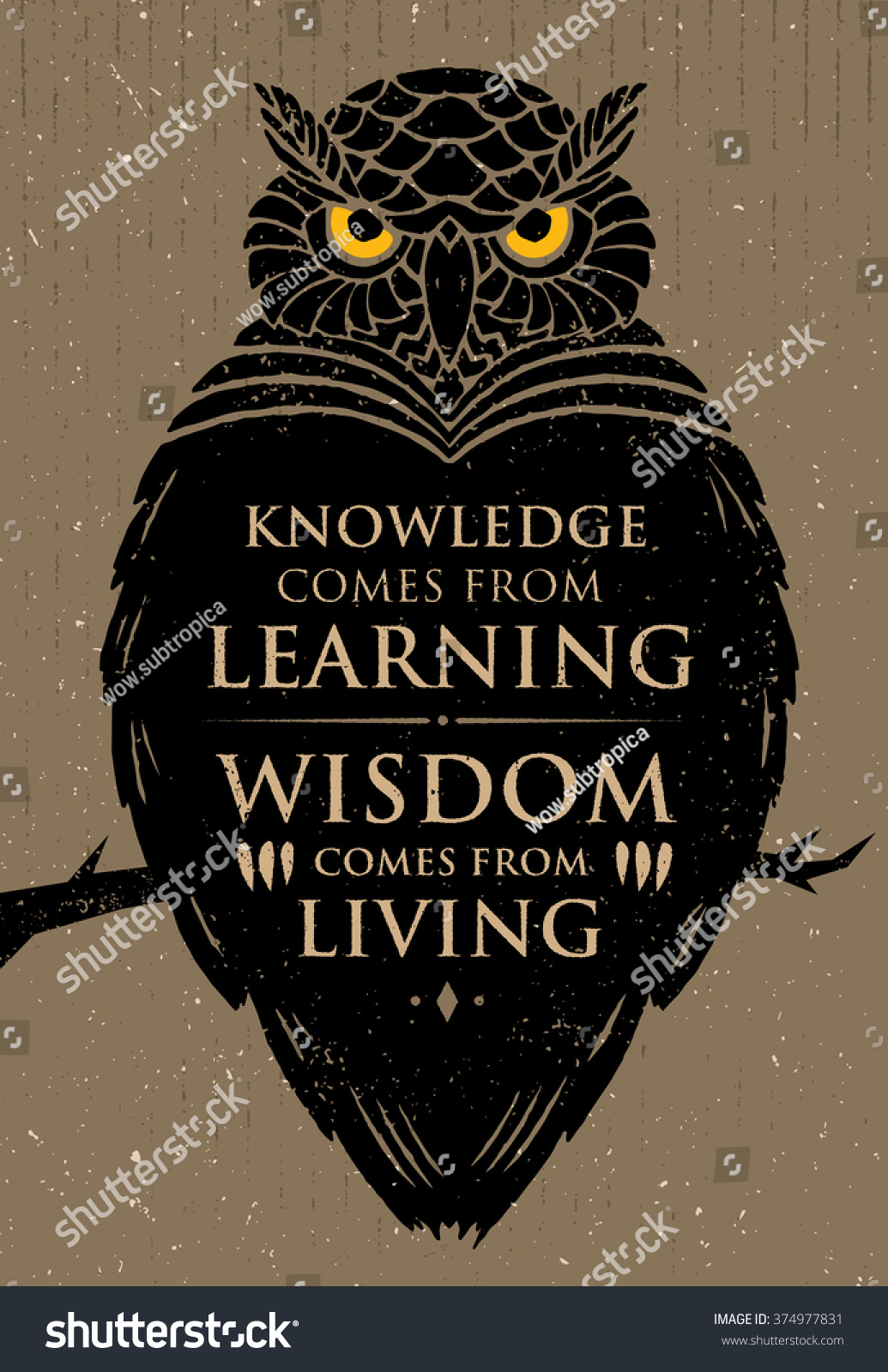 Knowledge Comes Learning Wisdom Comes Living Stock Vector (Royalty Free ... Knowledge Comes Learning Wisdom Comes Living Stock Vector (Royalty Free ...