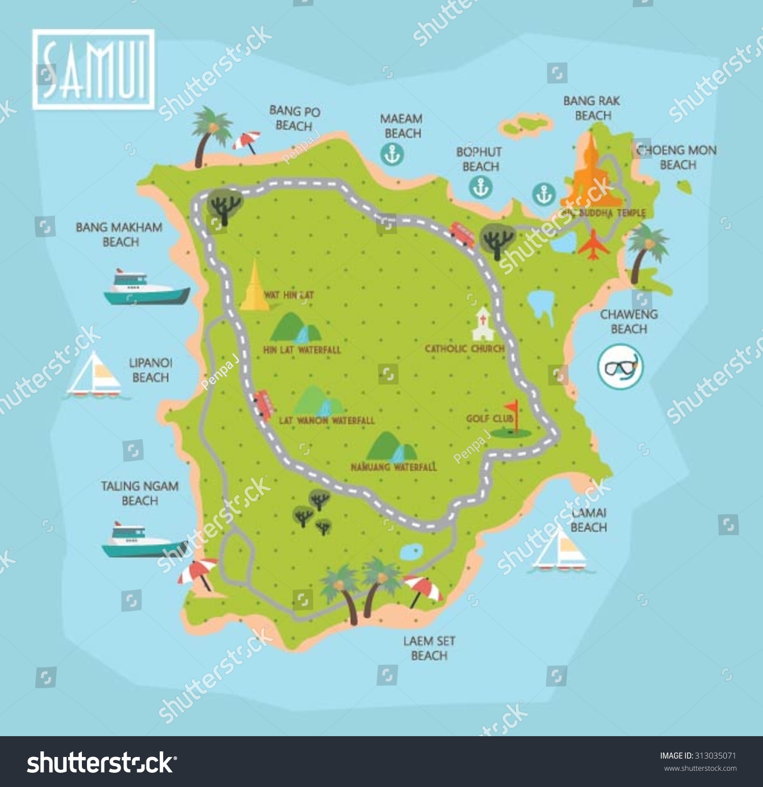 418 Koh samui Stock Vectors, Images & Vector Art | Shutterstock