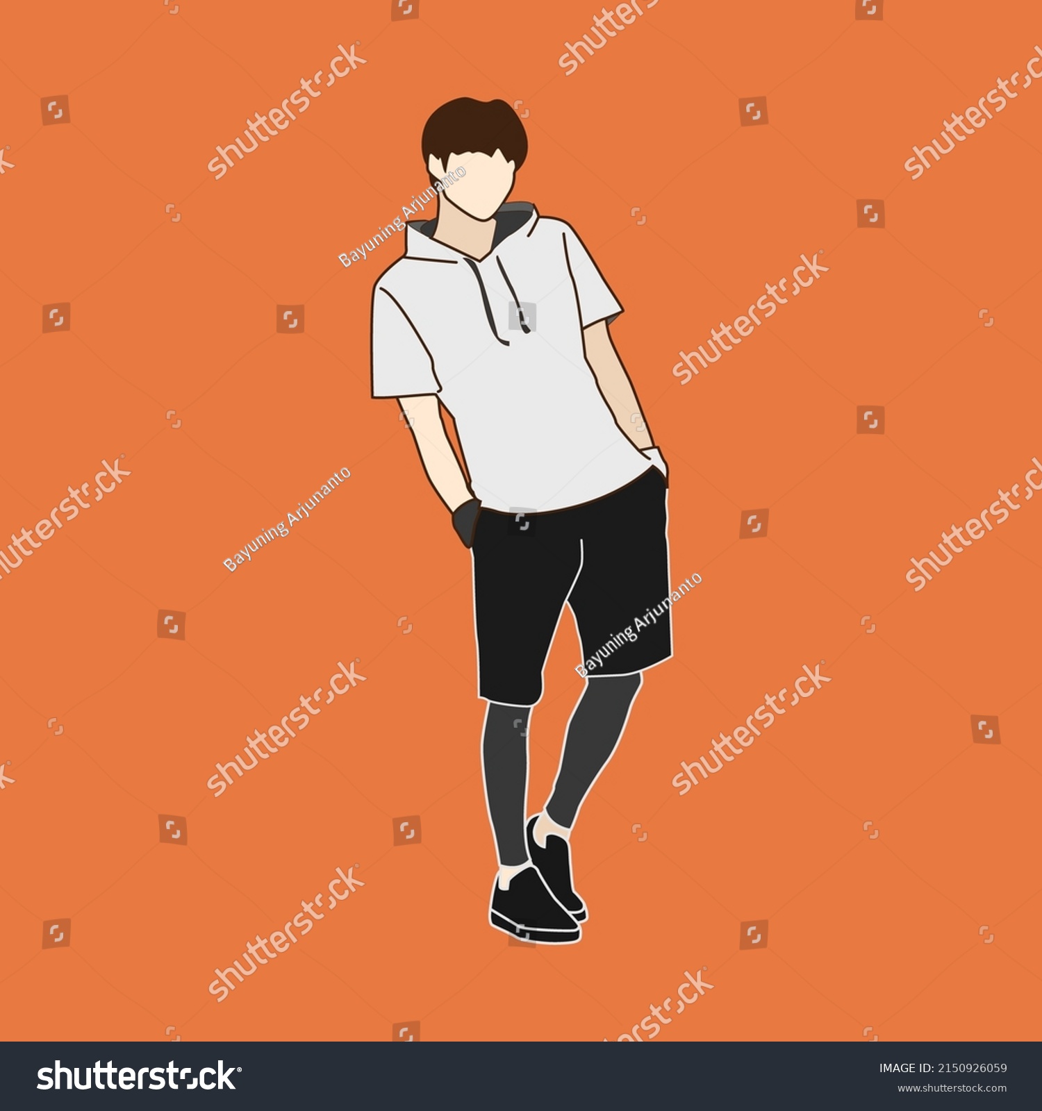 Korean Idol Simple Modern Vector Stock Vector (Royalty Free) 2150926059 ...